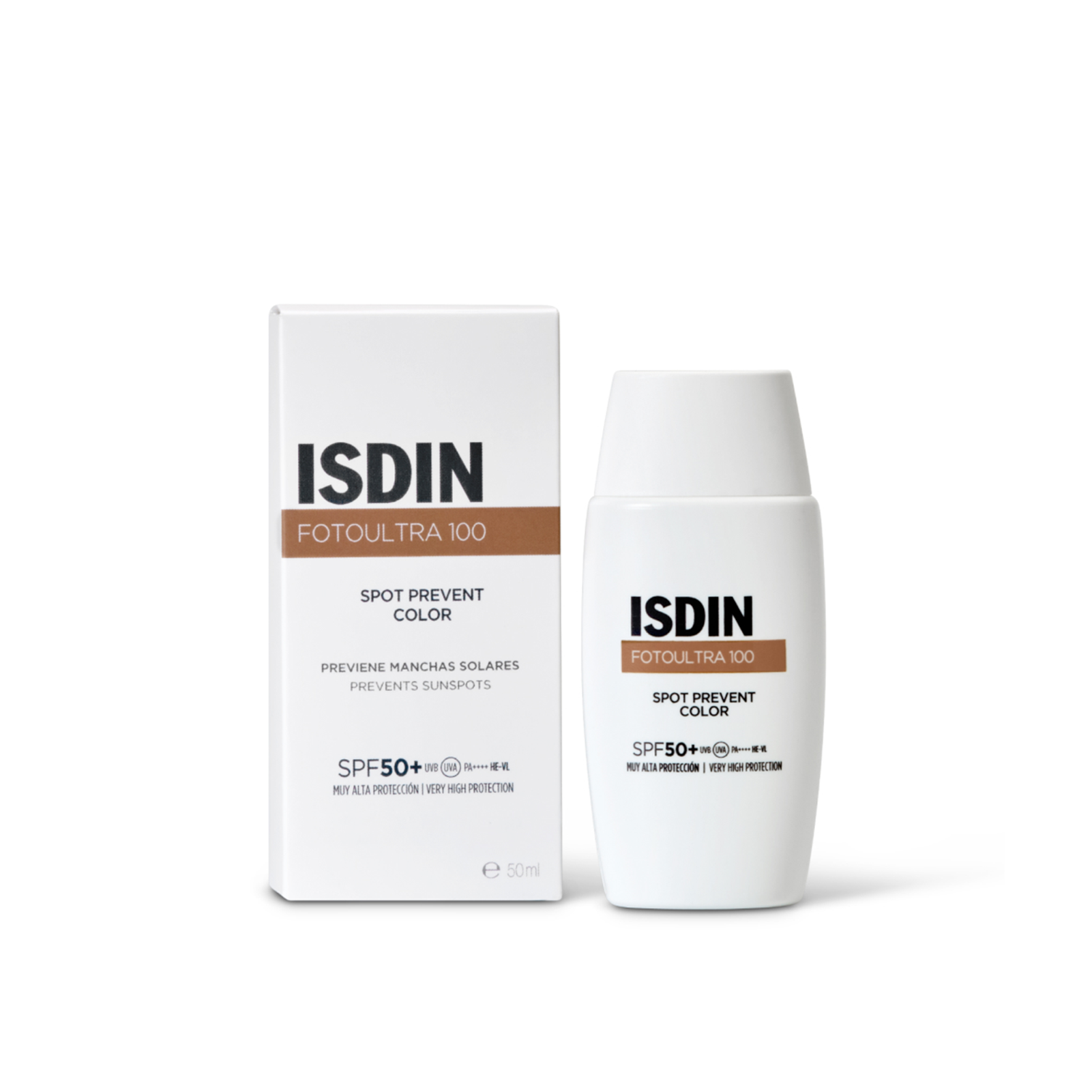 ISDIN FotoUltra 100 Spot Prevent Color Sunscreen SPF50+ 50ml (1.69floz) USA