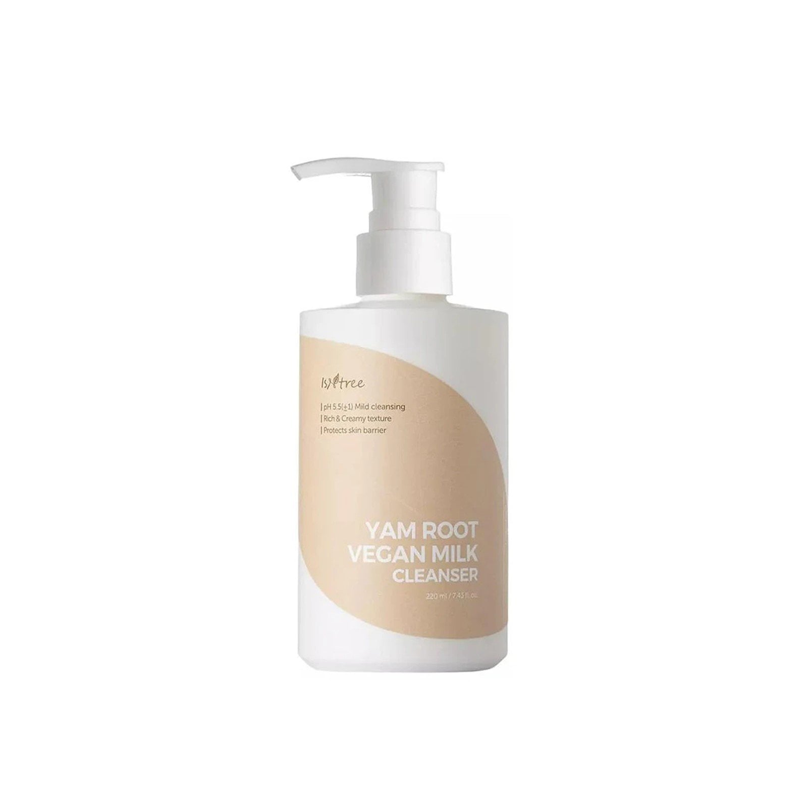 Isntree Yam Root Vegan Milk Cleanser 220Ml (7.43Floz) Estados Unidos