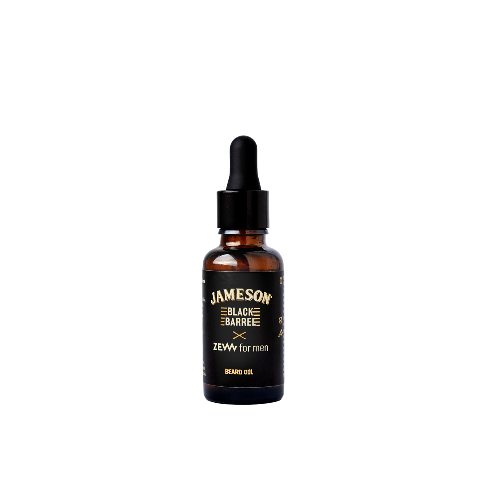 JAMESON Black Barrel x Zew For Men Beard Oil 30ml USA