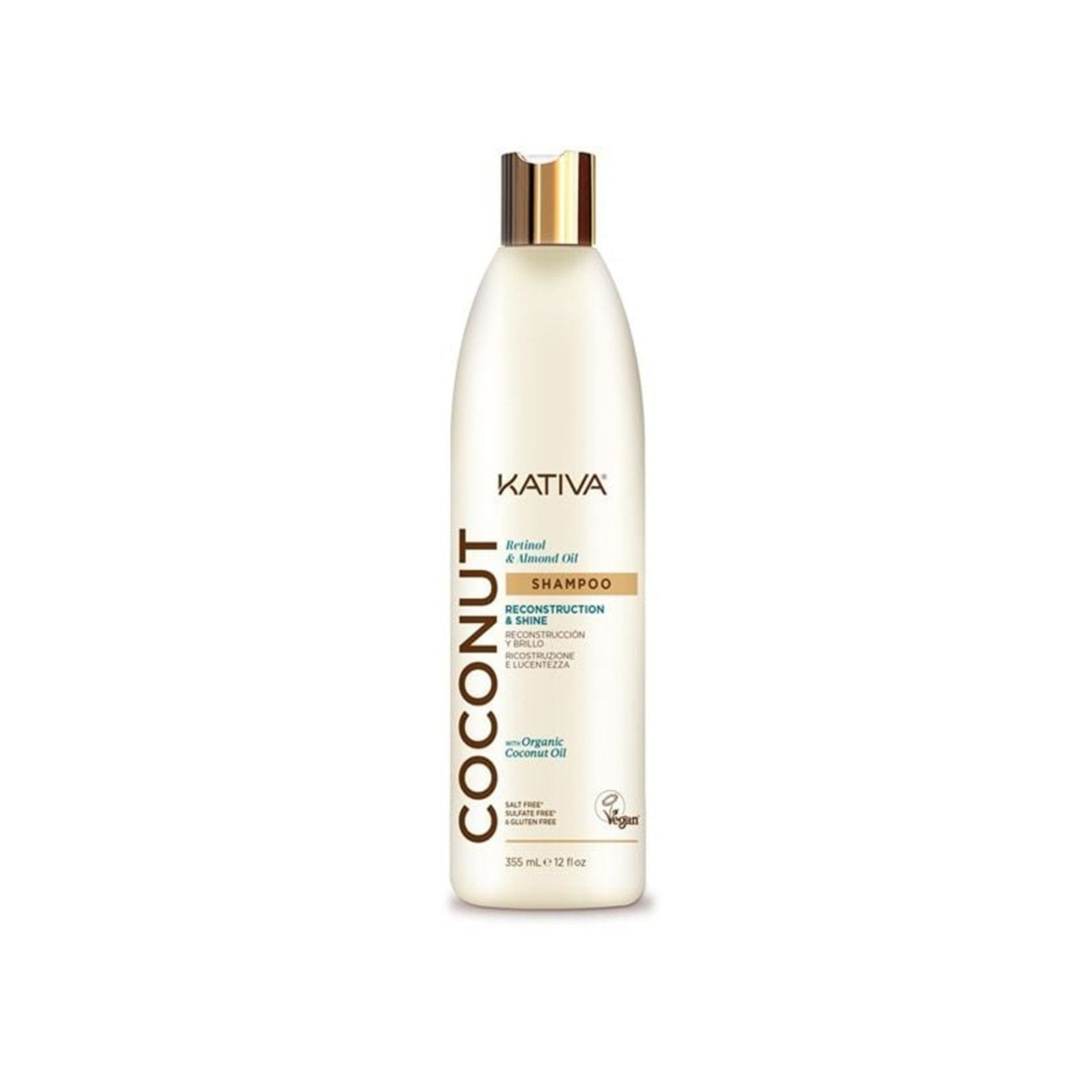 Kativa Coconut Reconstruction & Shine Shampoo 355Ml Puerto Rico