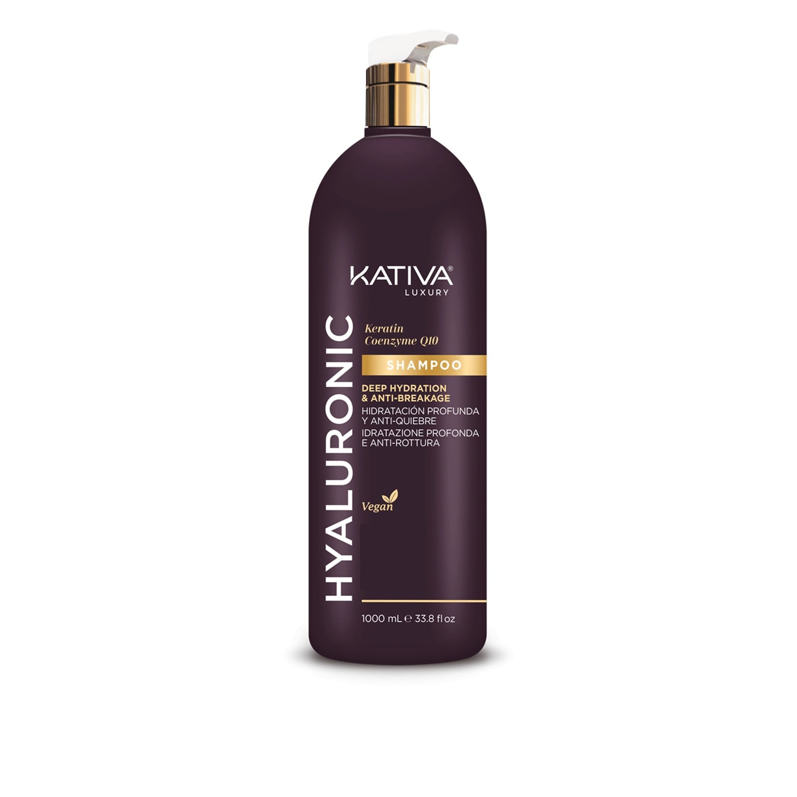 Kativa Luxury Hyaluronic Deep Hydration & Anti-Breakage Shampoo USA
