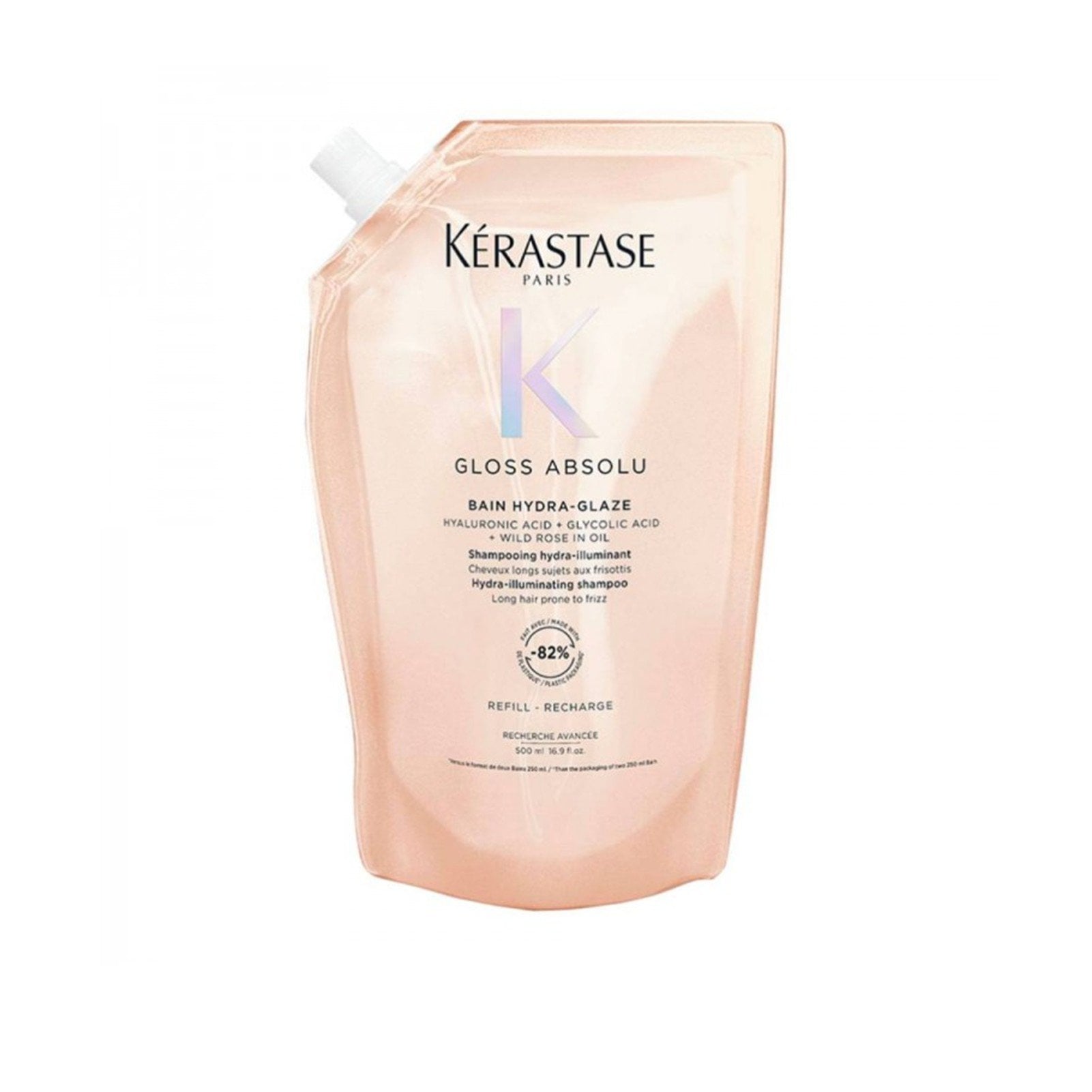 Kérastase Gloss Absolu Bain Hydra-Glaze Shampoo Refill 500ml (16.9floz) USA