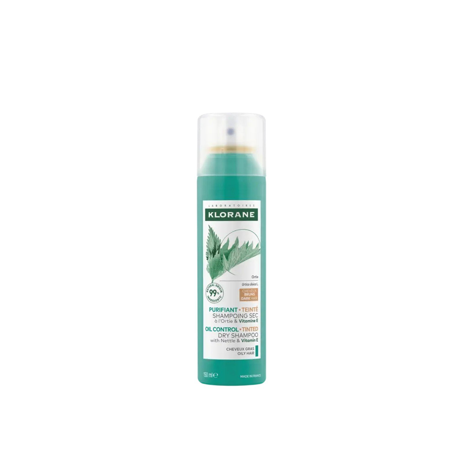 Klorane Oil Control Tinted Dry Shampoo with Nettle 150ml Latvia