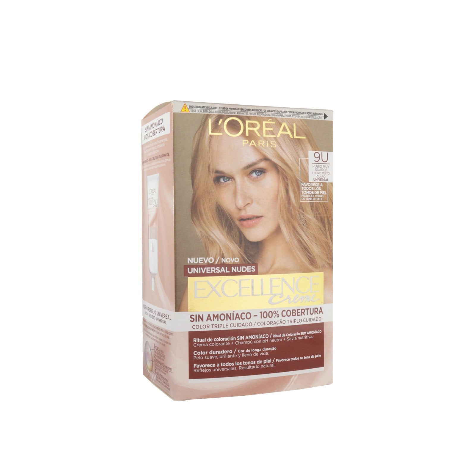 L'oréal Paris Excellence Creme Universal Nudes Permanent Hair Dye 9U ...