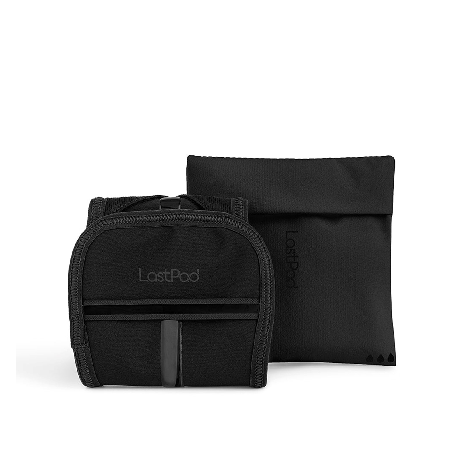 Lastpad Reusable Menstruation Night Pad Large Black x1 Malta