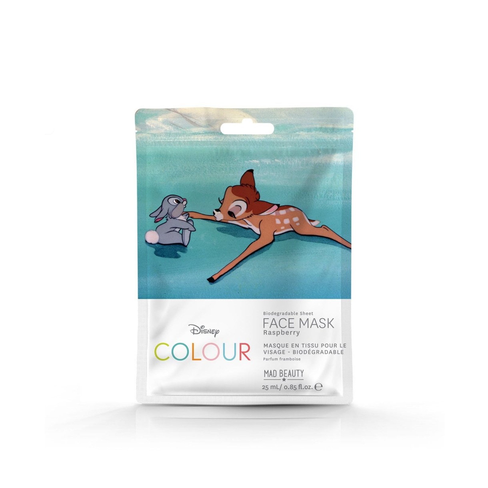 Mad Beauty Disney Color Bambi Sheet Face Mask Raspberry 25ml (0.85 fl ...