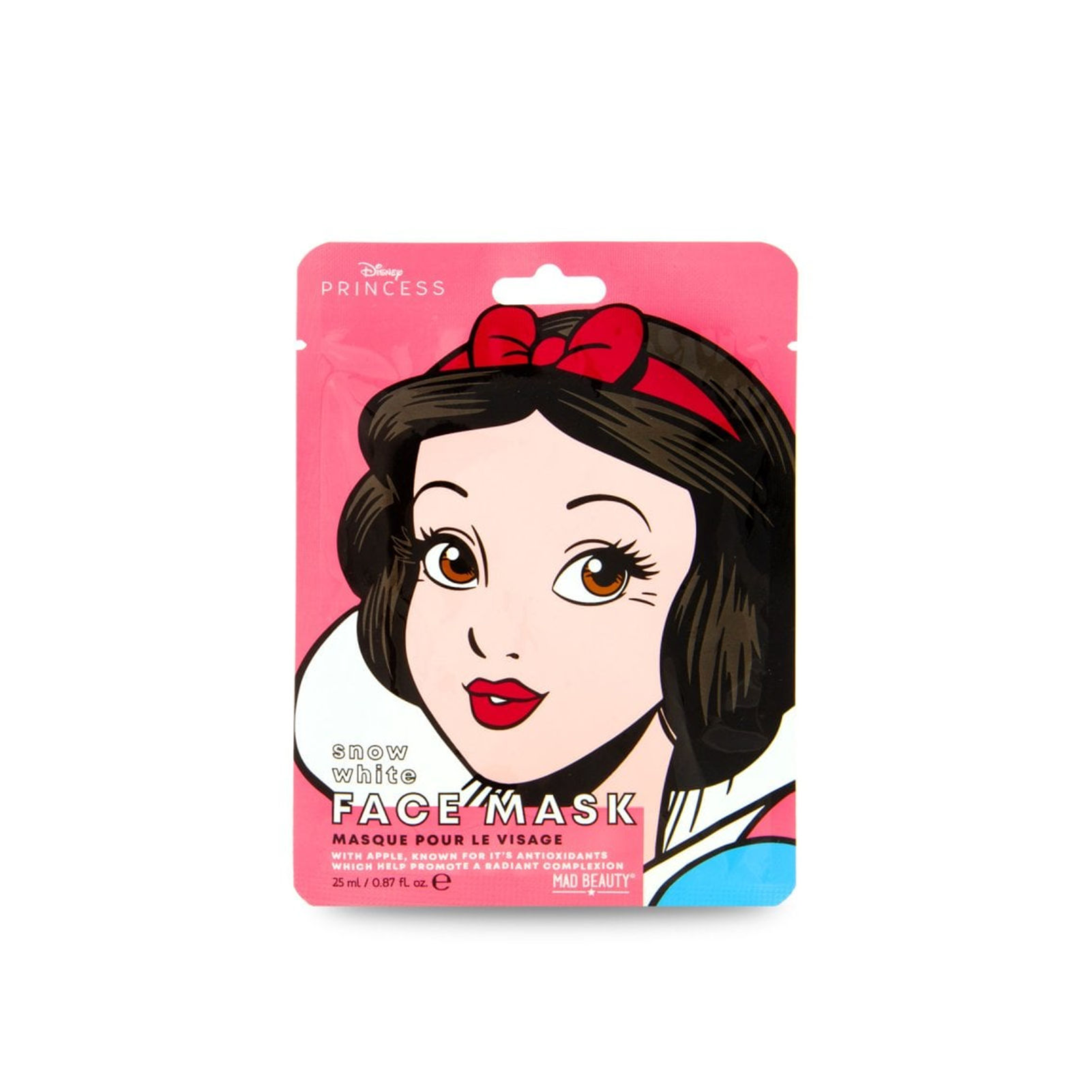 Mad Beauty Disney Princess Snow White Sheet Face Mask 25ml (0.87 fl oz) USA