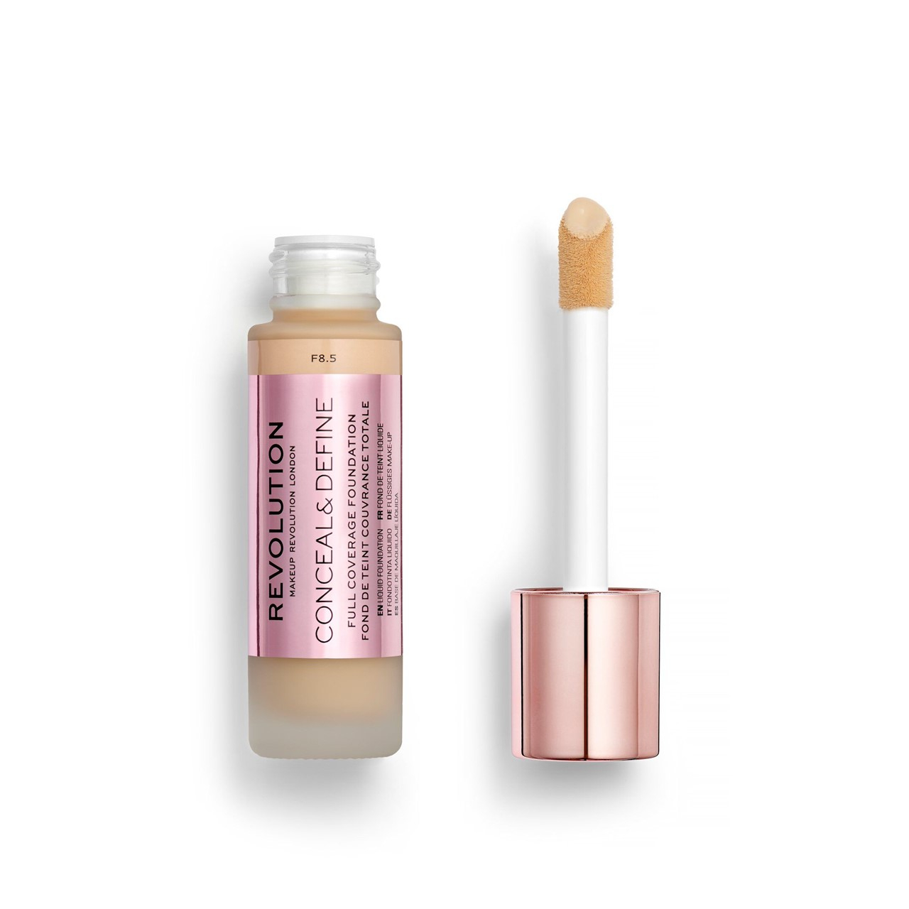 Makeup Revolution Conceal & Define Foundation F8.5 23ml