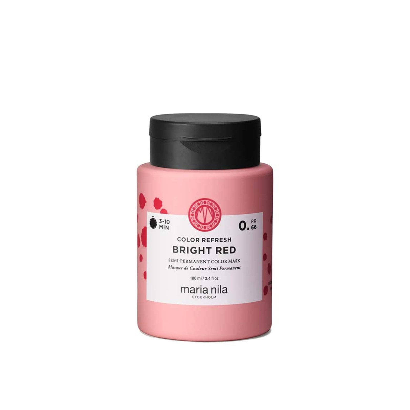 Maria Nila Color Refresh Semi-Permanent Color Mask 0.66 Bright Red ...