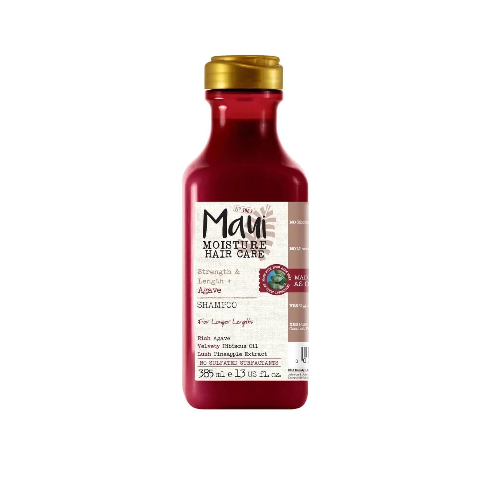 Maui Moisture Strength & Length + Agave Shampoo 385ml (13floz) USA
