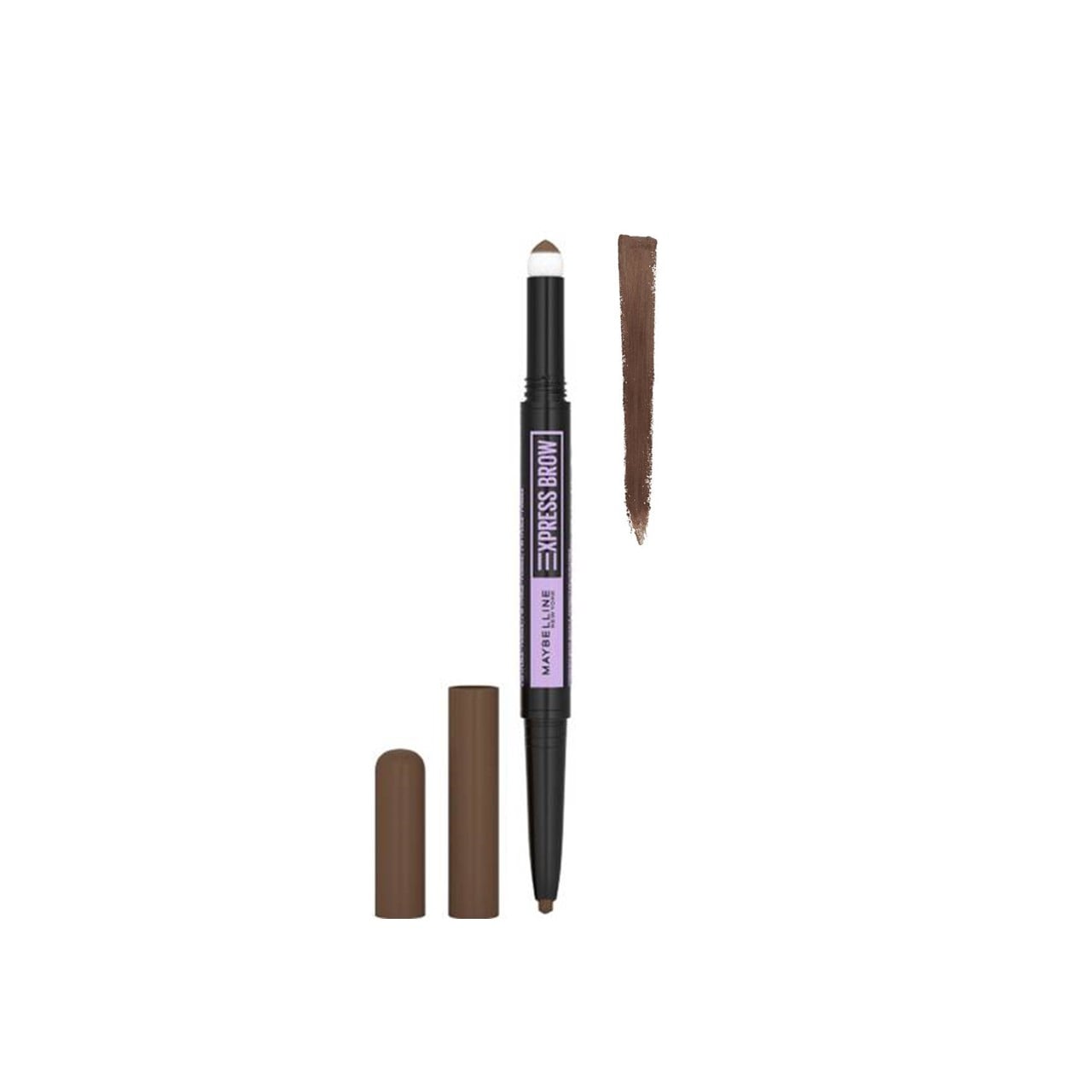 Maybelline Express Brow Satin Duo 2-In-1 Pencil + Powder Medium Brown ...