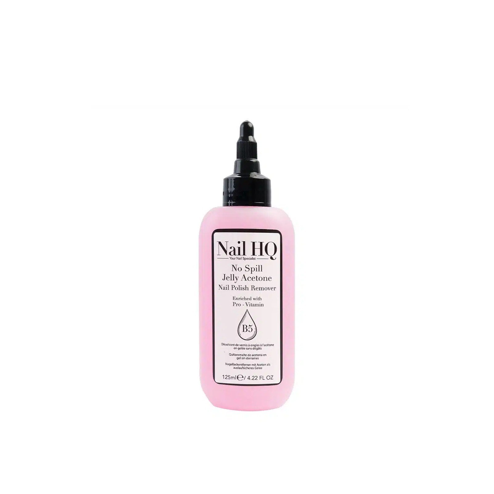 Nail HQ No Spill Jelly Acetone Nail Polish Remover 125Ml Česko