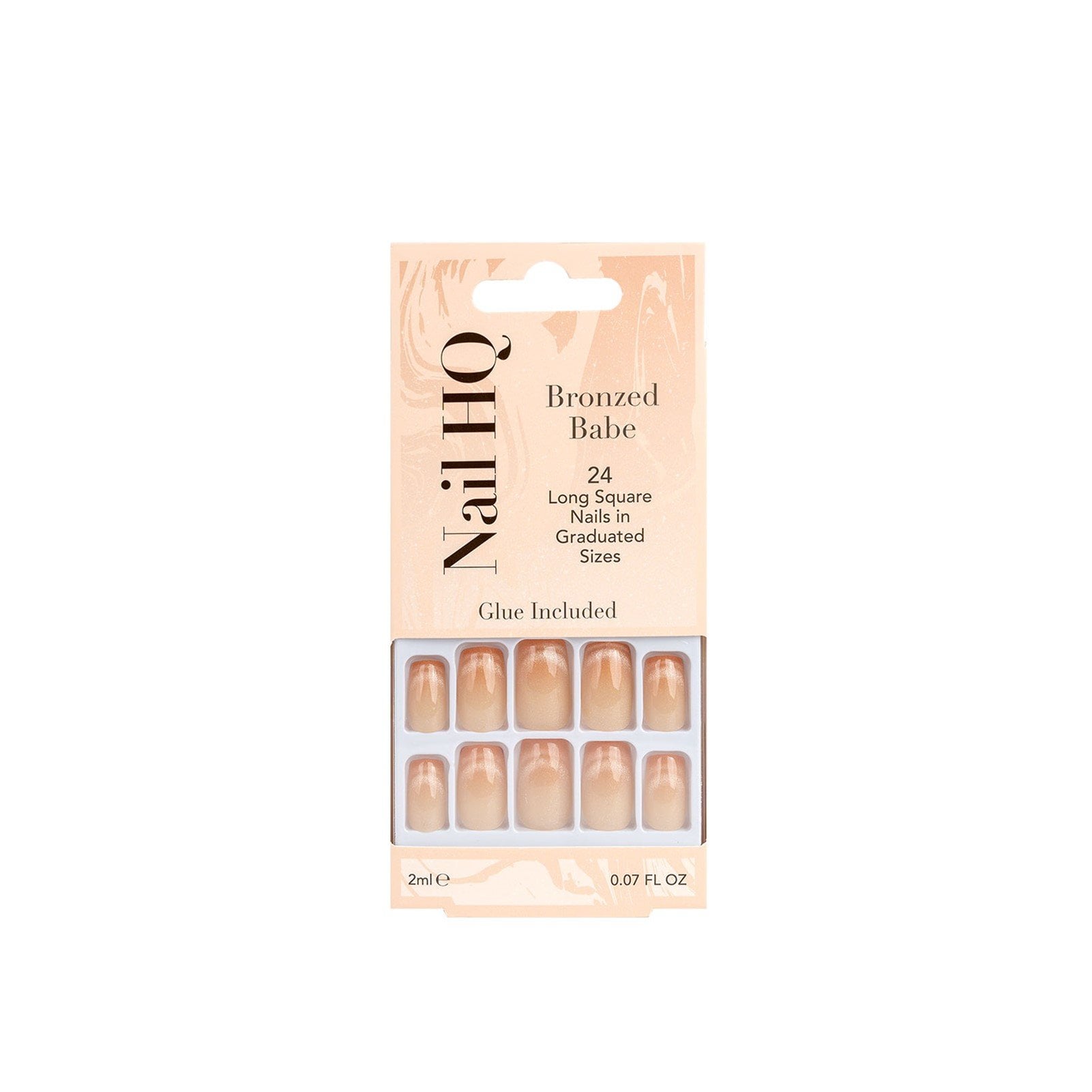 Nail HQ Square Bronzed Babe Nails x24 United Arab Emirates