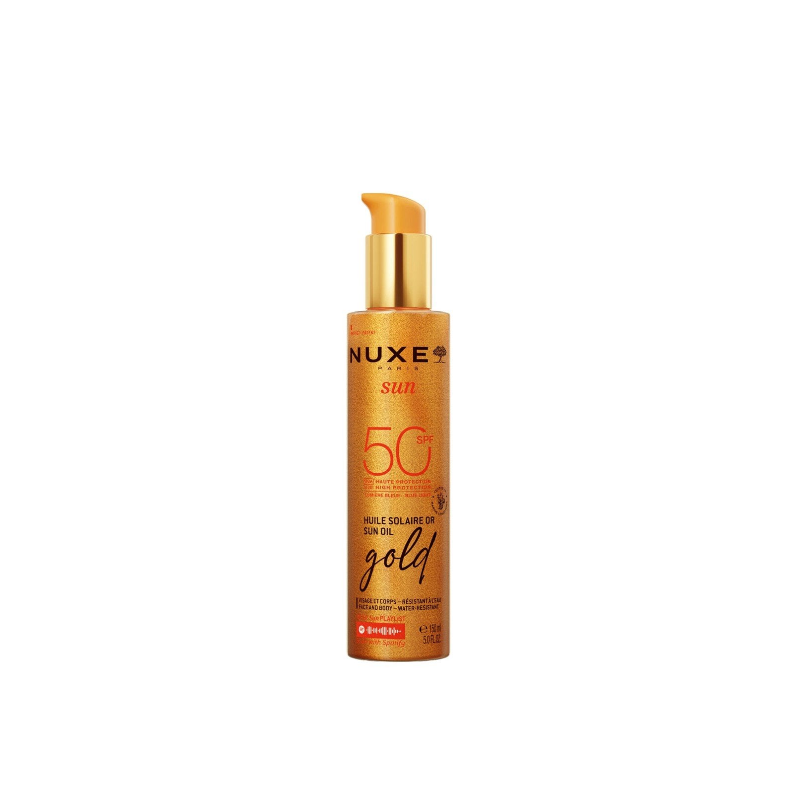 NUXE Sun Oil Gold SPF50 150ml (5floz) USA