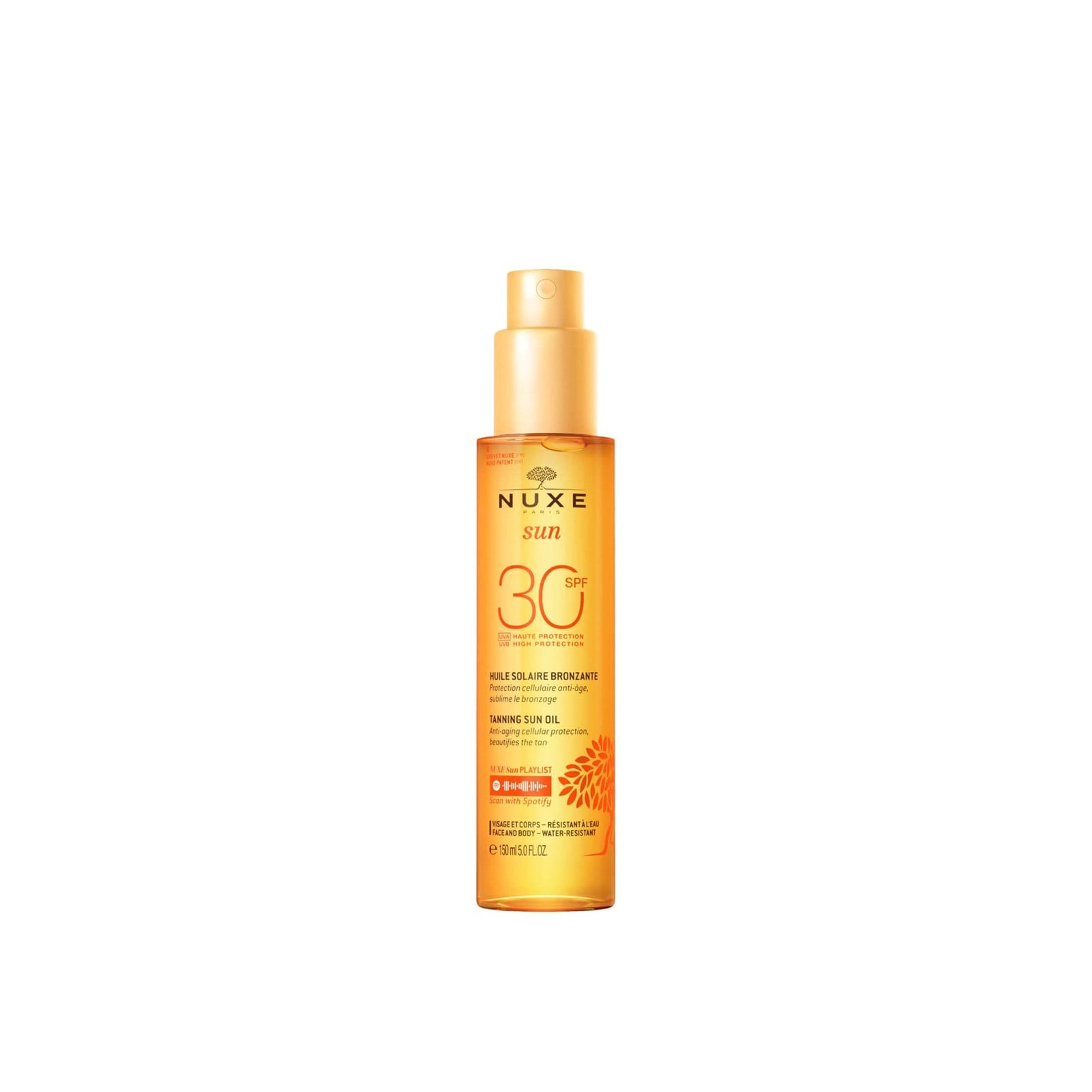 Nuxe Sun Tanning Oil High Protection for Face and Body Spf30 Estados Unidos