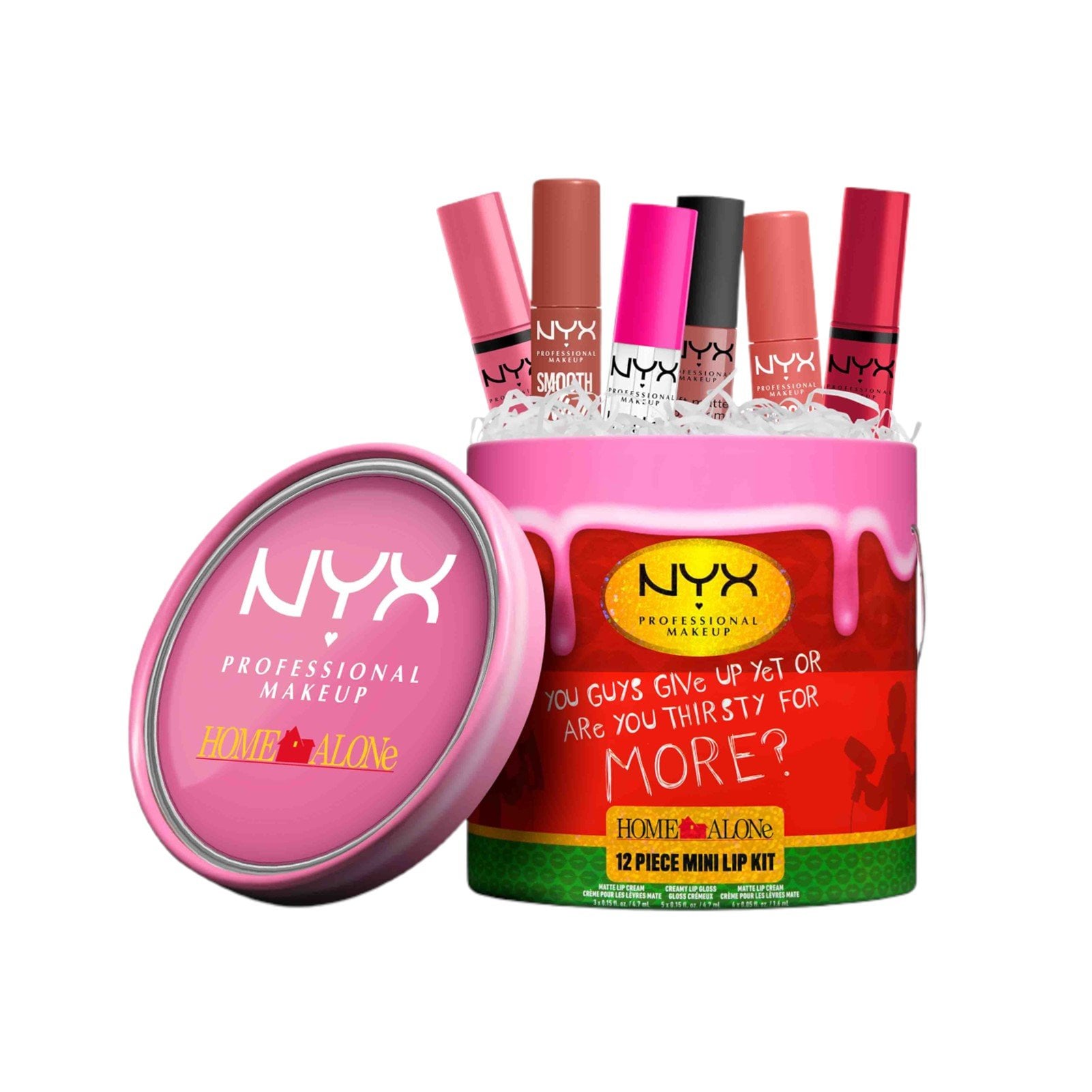 NYX Pro Makeup Home Alone 12 Piece Mini Lip Kit USA