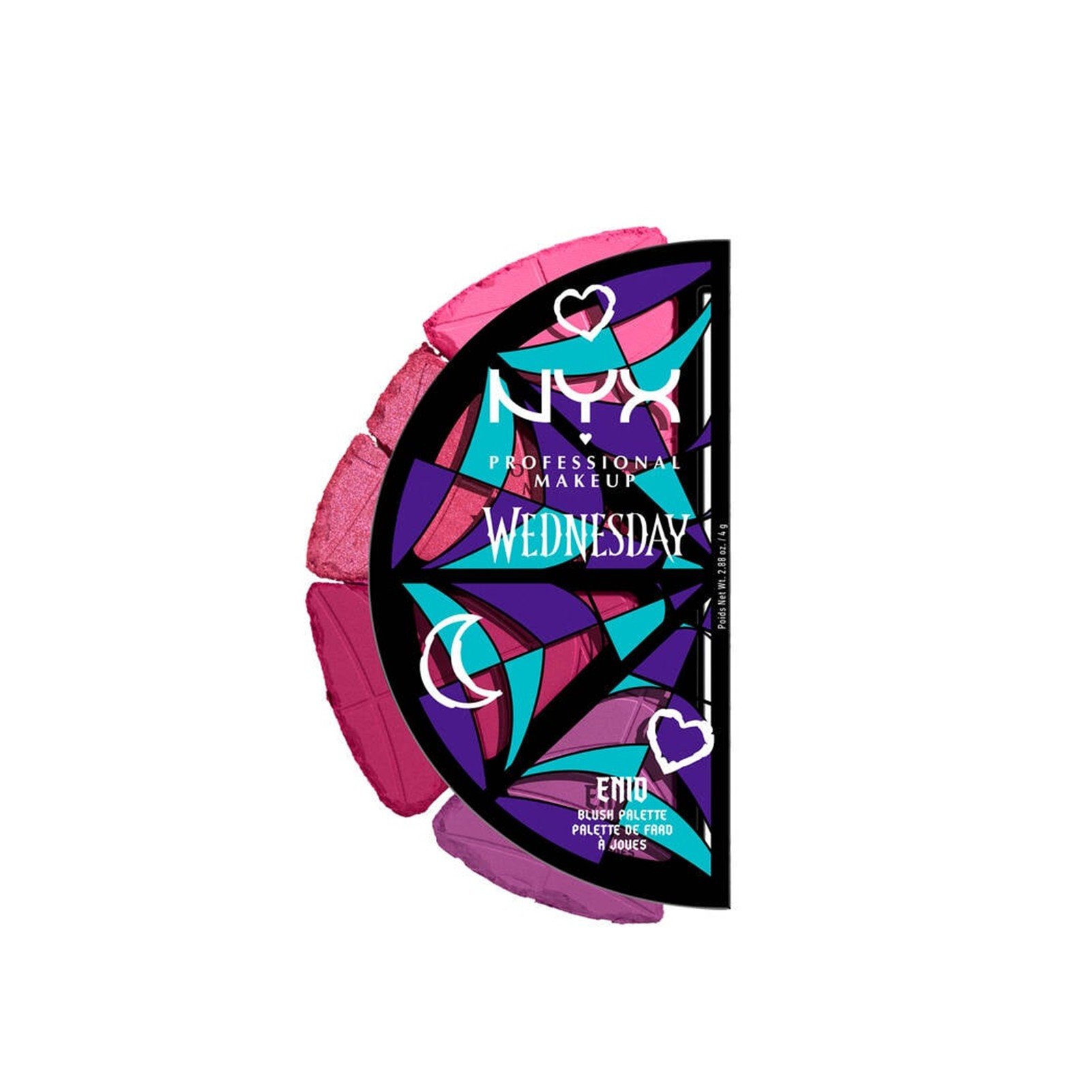 NYX Pro Makeup Wednesday Stained Glass Blush Palette USA