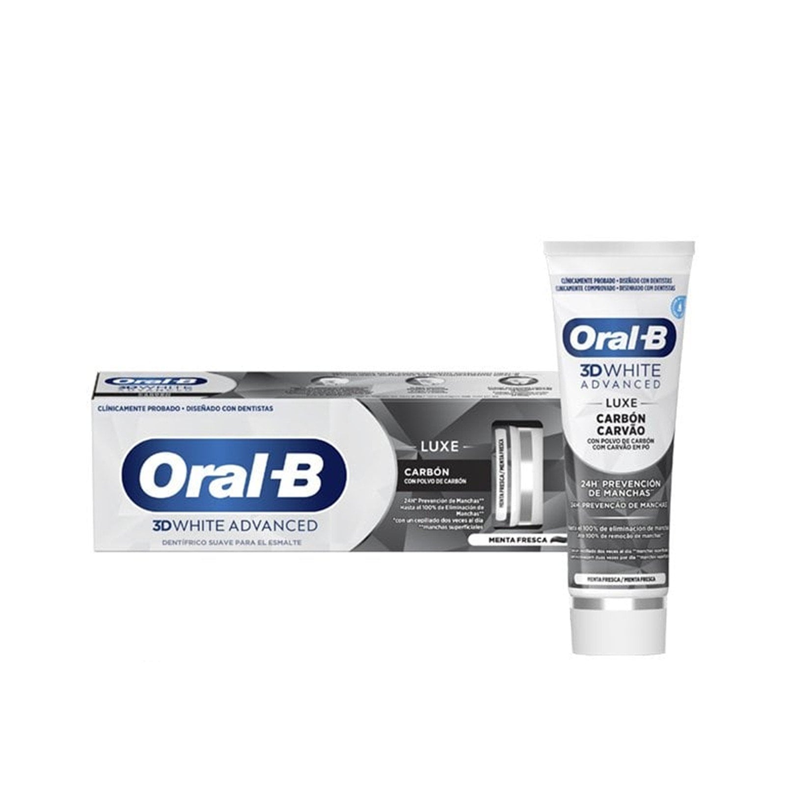 Oral-B 3D White Advanced Luxe Charcoal Toothpaste 75ml (2.53floz) USA