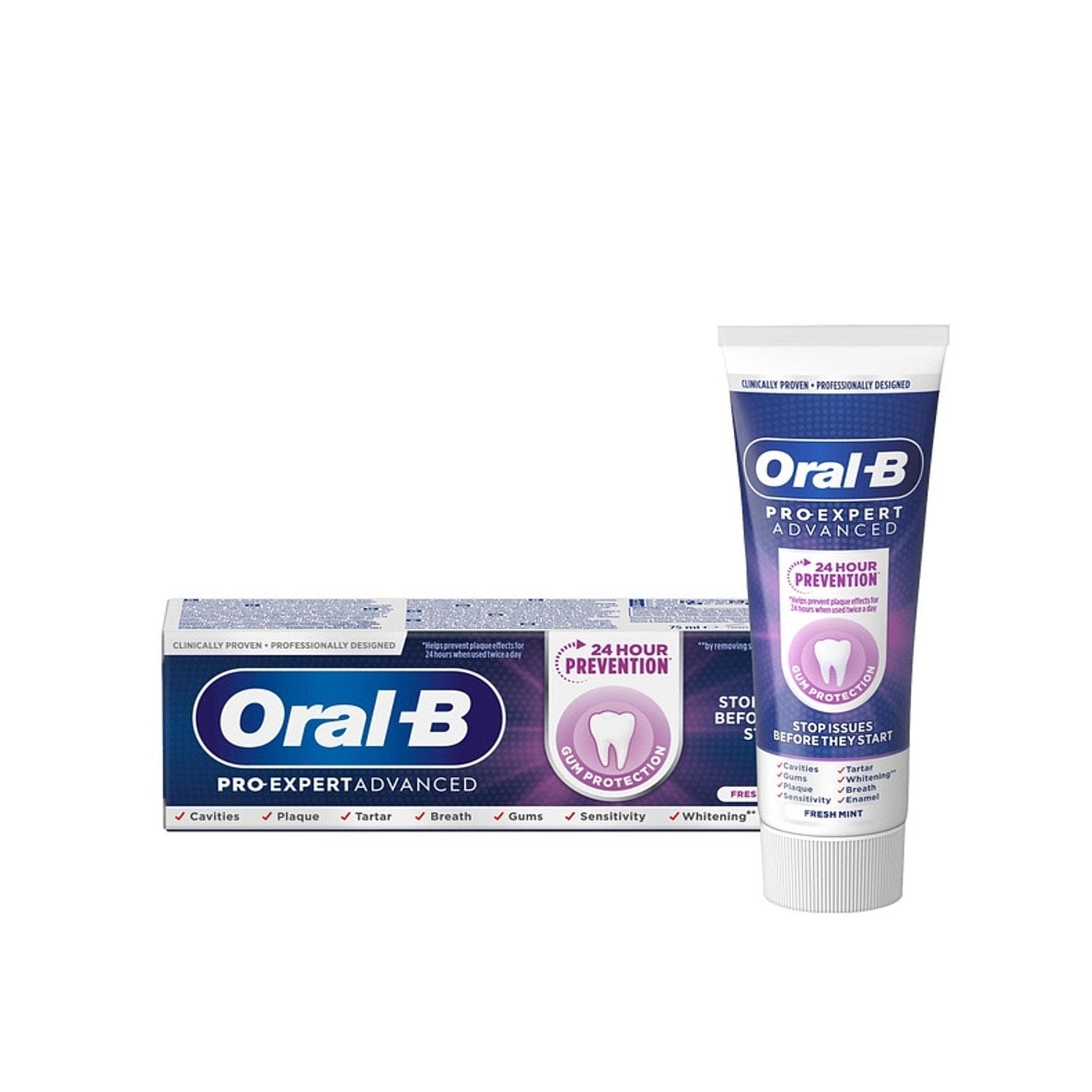 Oral-B Pro-Expert Advanced Gum Protection Toothpaste 75ml (2.53floz) USA