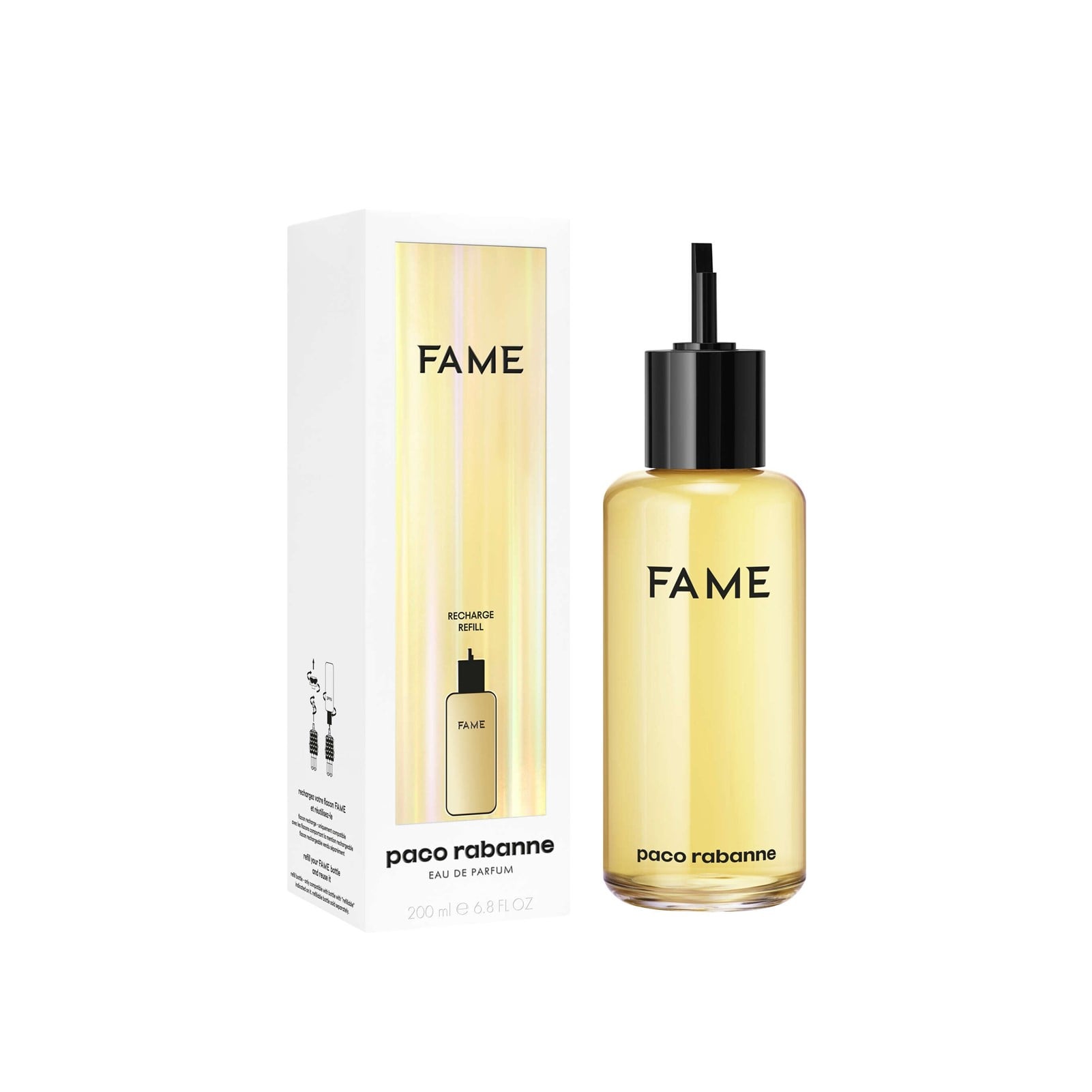 Paco Rabanne Fame Eau de Parfum Refill 200ml (6.8 fl oz) USA