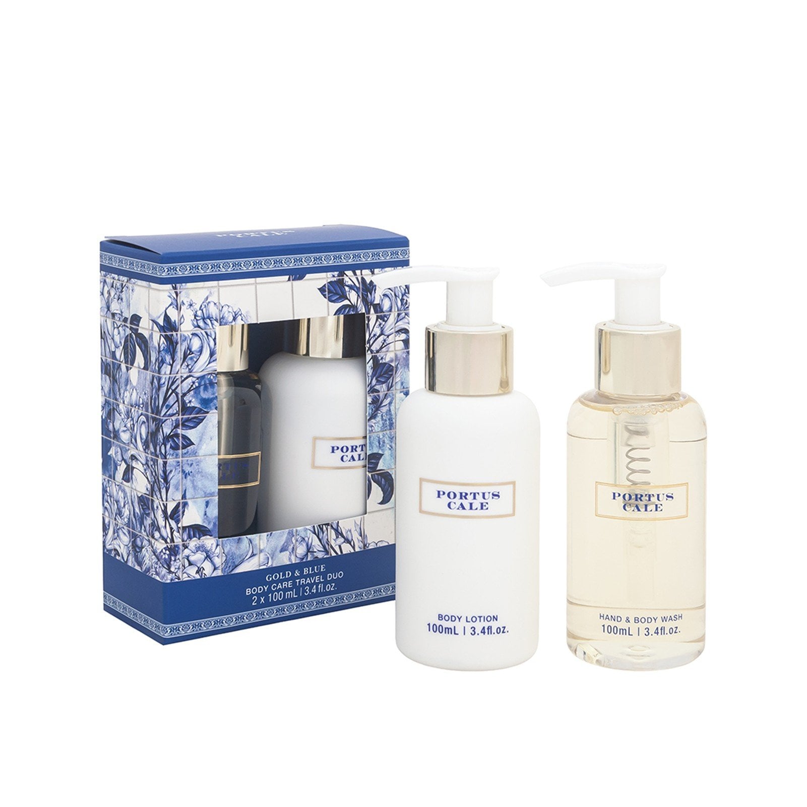 Portus Cale Gold & Blue Body Care Travel Duo Angola