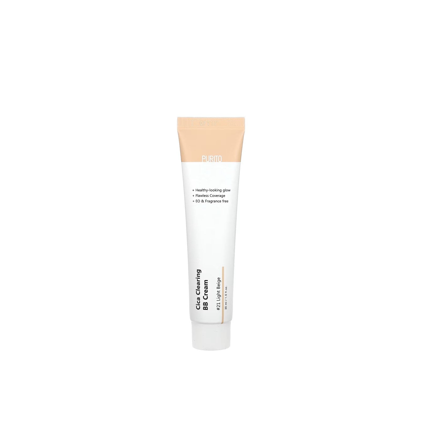 PURITO Cica Clearing BB Cream #21 Light Beige 30ml (1.0floz) USA
