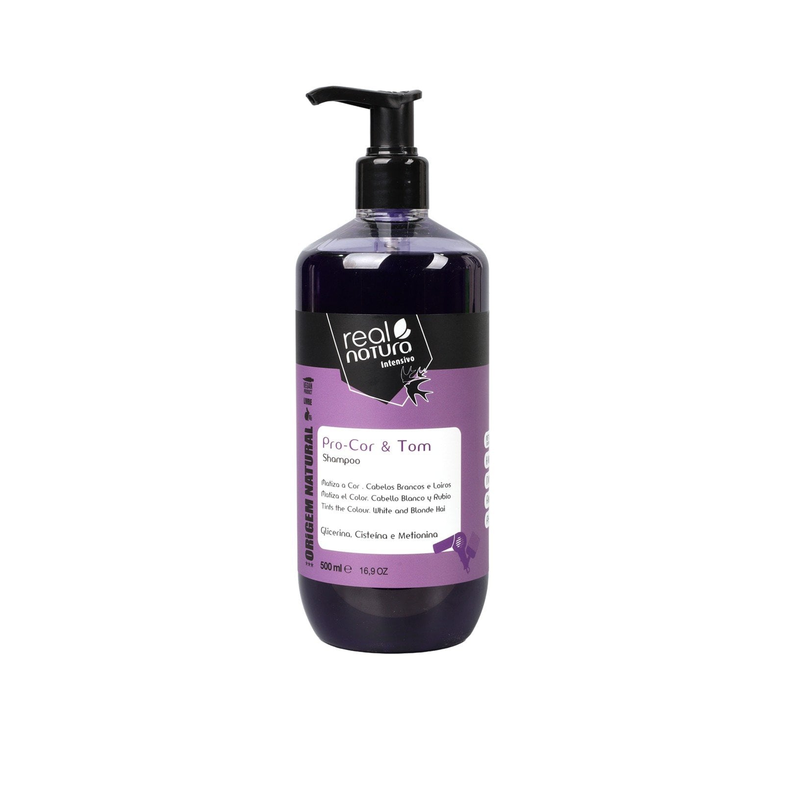 Real Natura Pro-Color & Tone Shampoo 500Ml México
