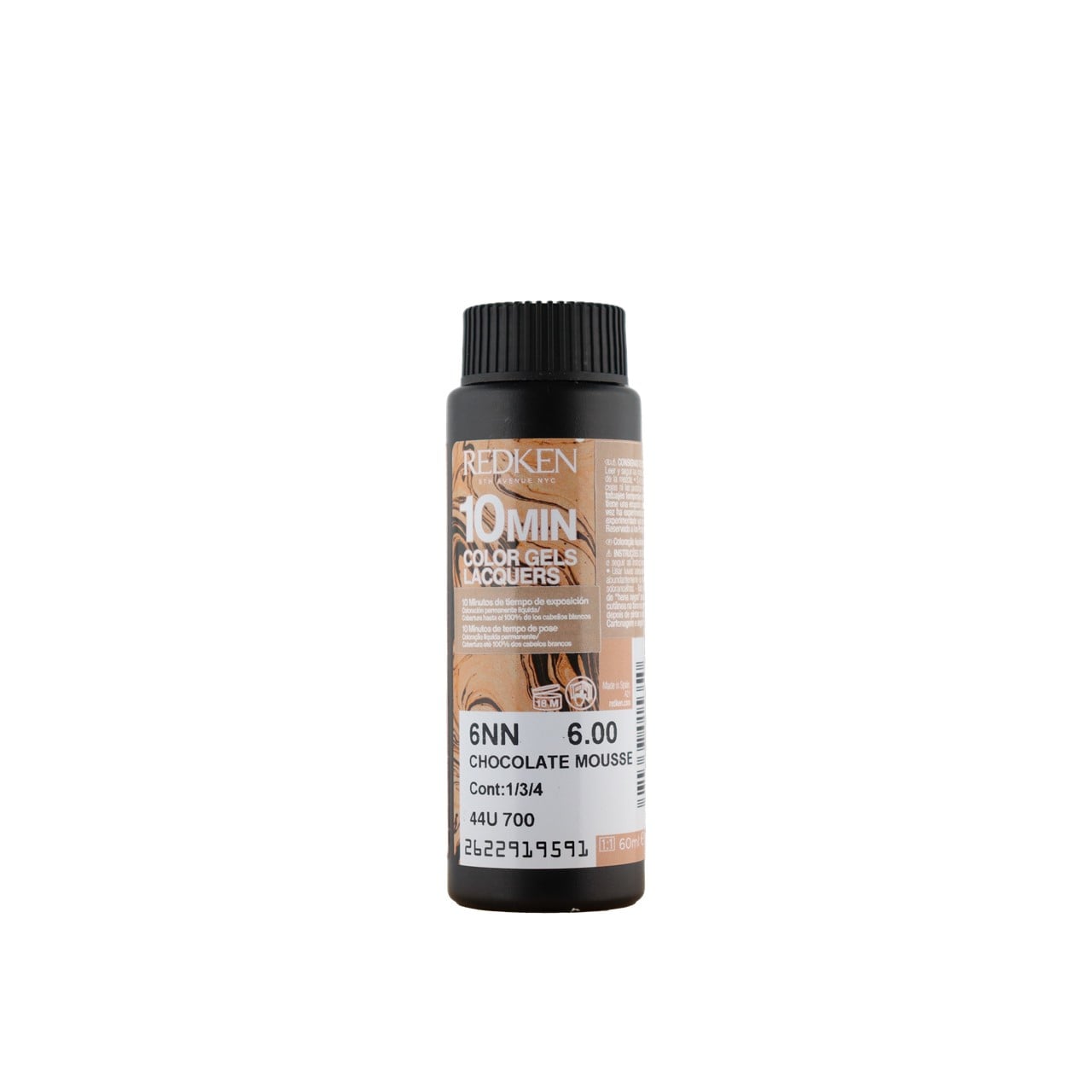 Redken Color Gels Lacquers 10 Minute Permanent Hair Dye 6NN Chocolate ...