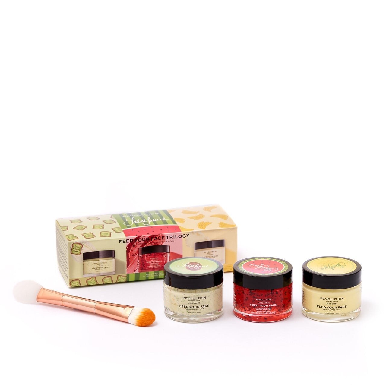 Revolution Skincare Jake-Jamie Feed your Face Trilogy 3x50ml USA