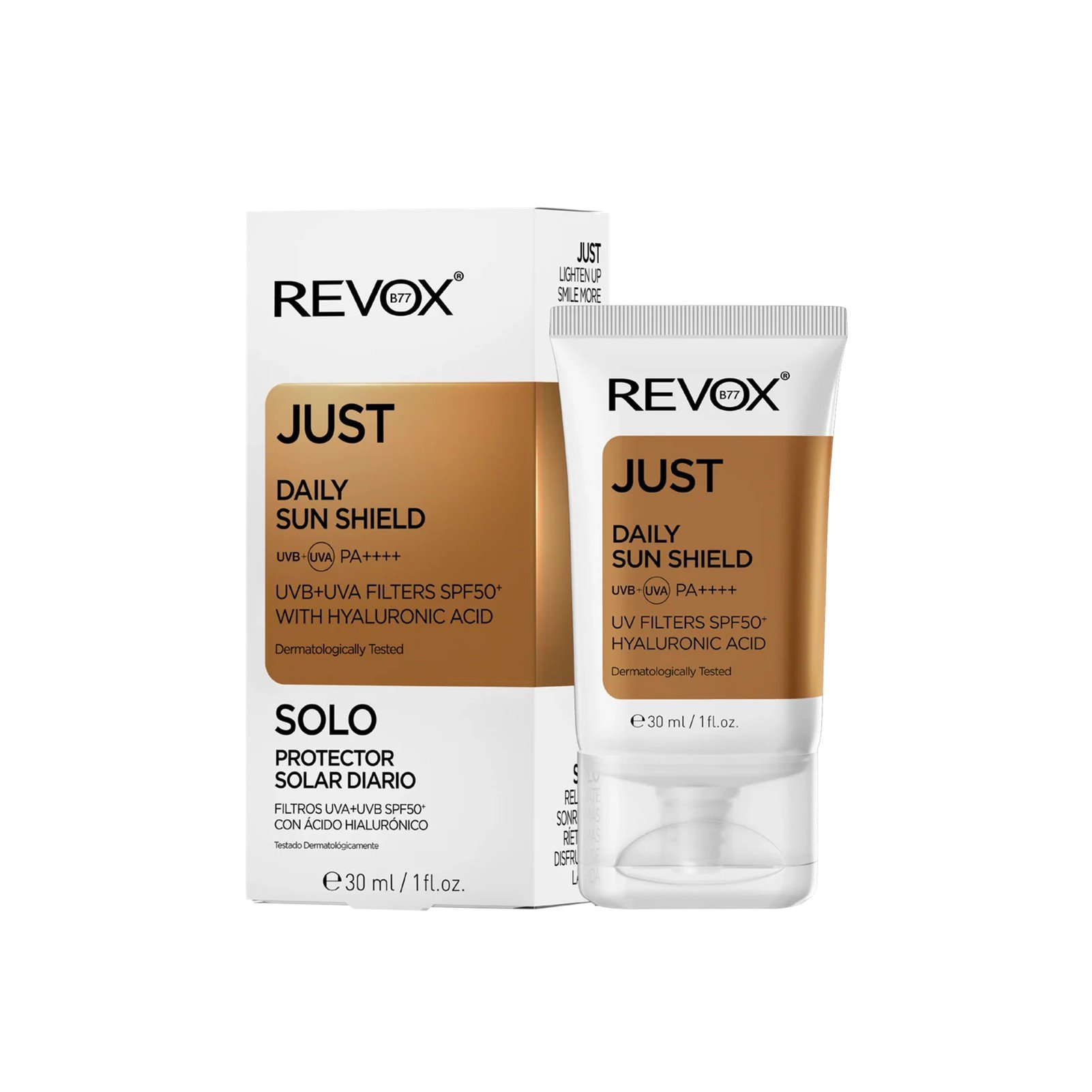 Revox B77 Just Daily Sun Shield Sunscreen with Hyaluronic Acid SPF50 ...