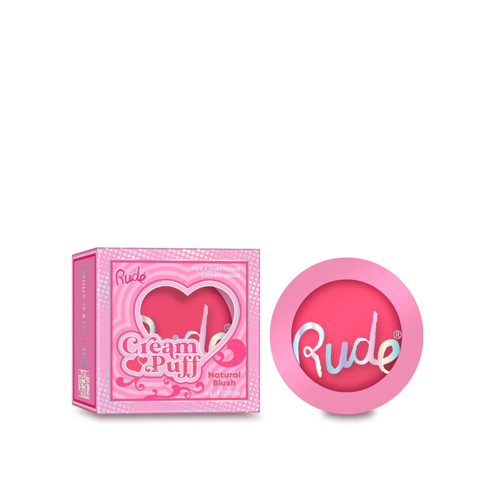 Rude Cosmetics Cream Puff Natural Blush Italy