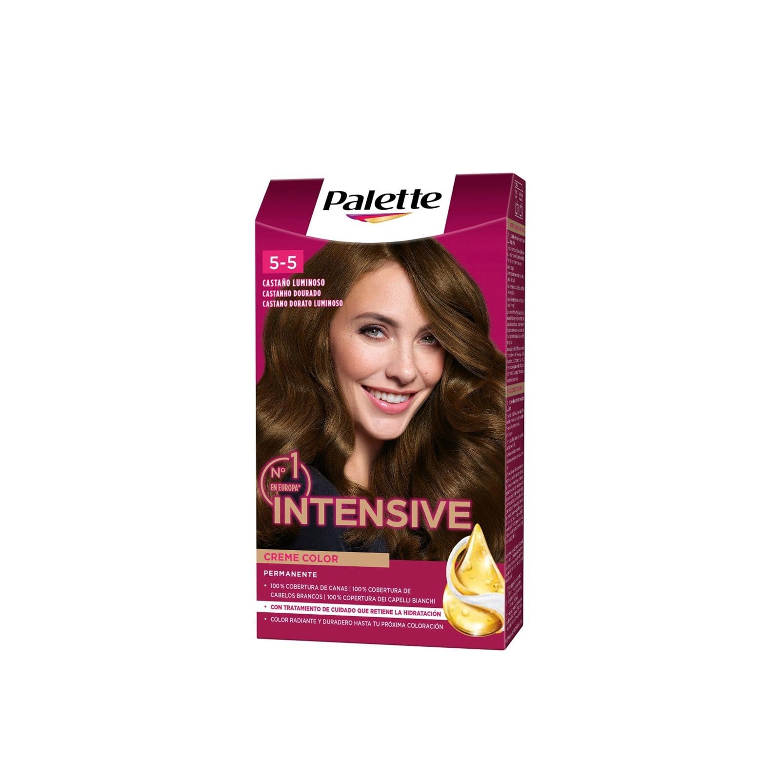 Schwarzkopf Palette Intensive Creme Color Permanent Hair Dye 5-5 Golden ...