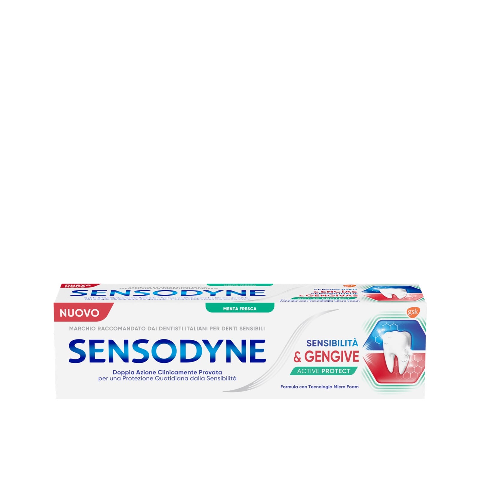 Sensodyne Sensitivity & Gum Active Protect Toothpaste Fresh Mint 75ml ...