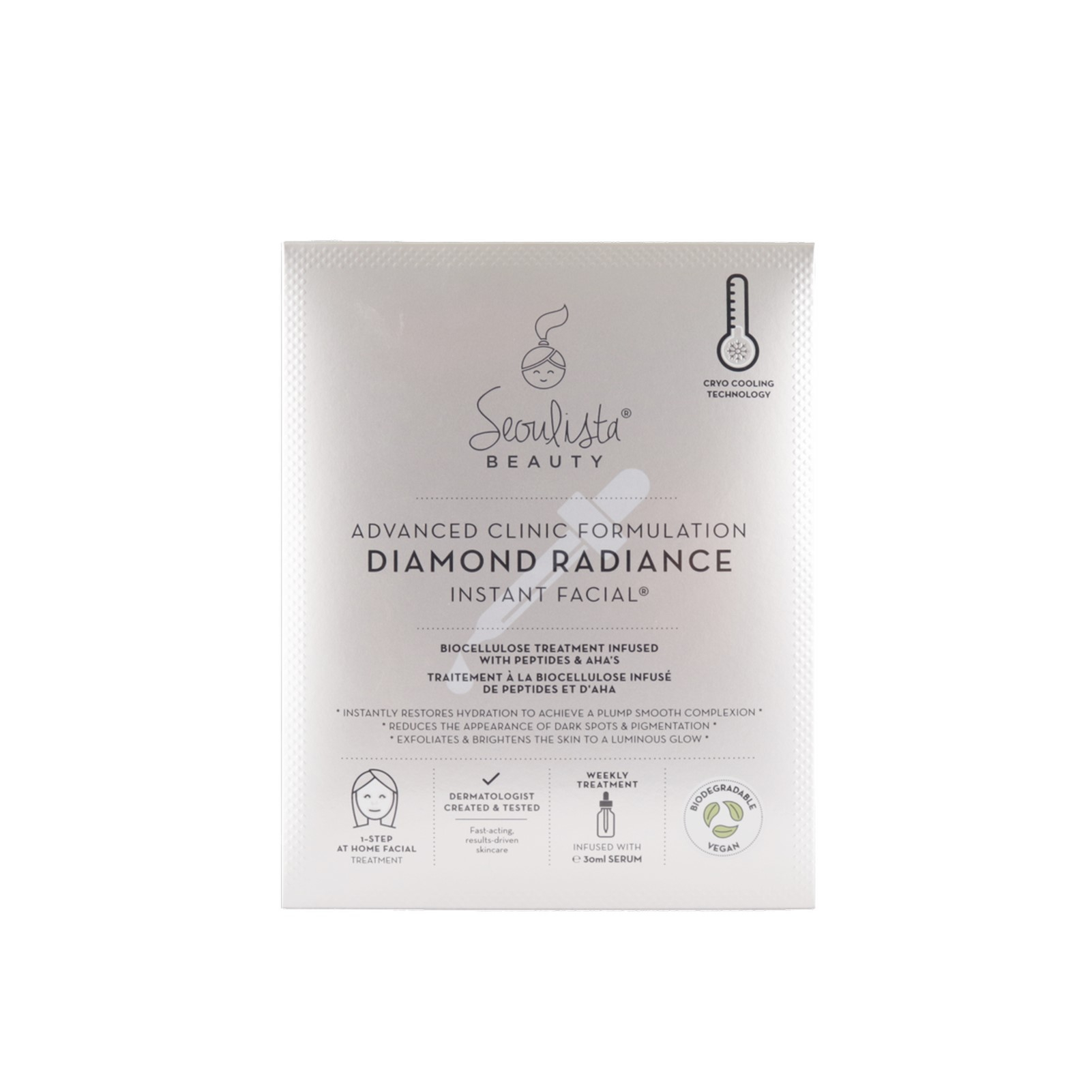 Seoulista Beauty Diamond Radiance Instant Facial Sheet Mask Philippines