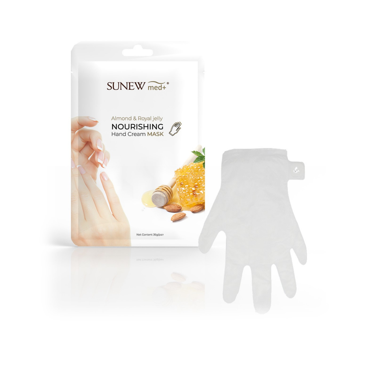 SunewMed+ Nourishing Hand Cream Mask Almond & Royal Jelly x1 Pair Egypt