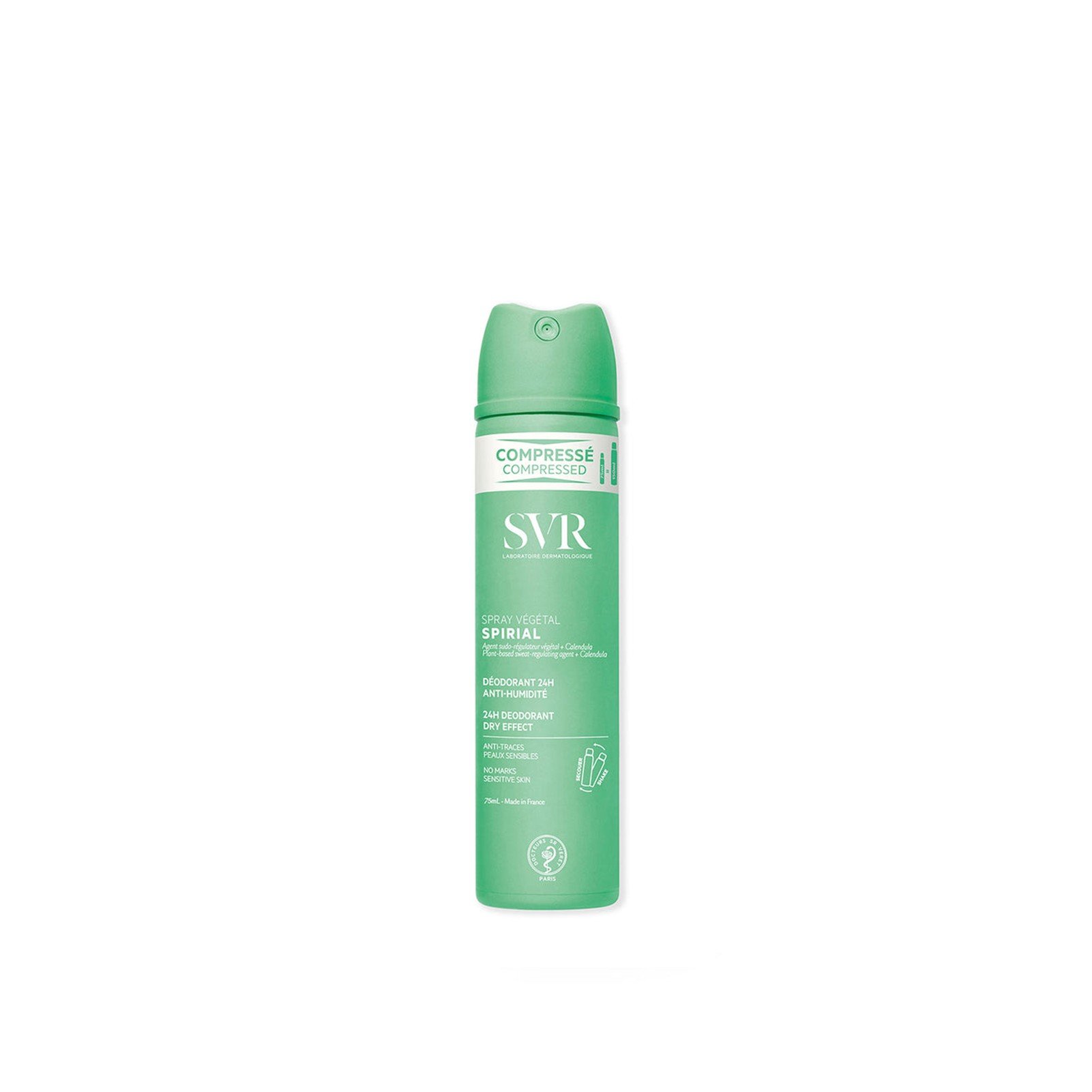 SVR Spirial 48h Vegetal Anti-Humidity Deodorant Spray 75ml Italy