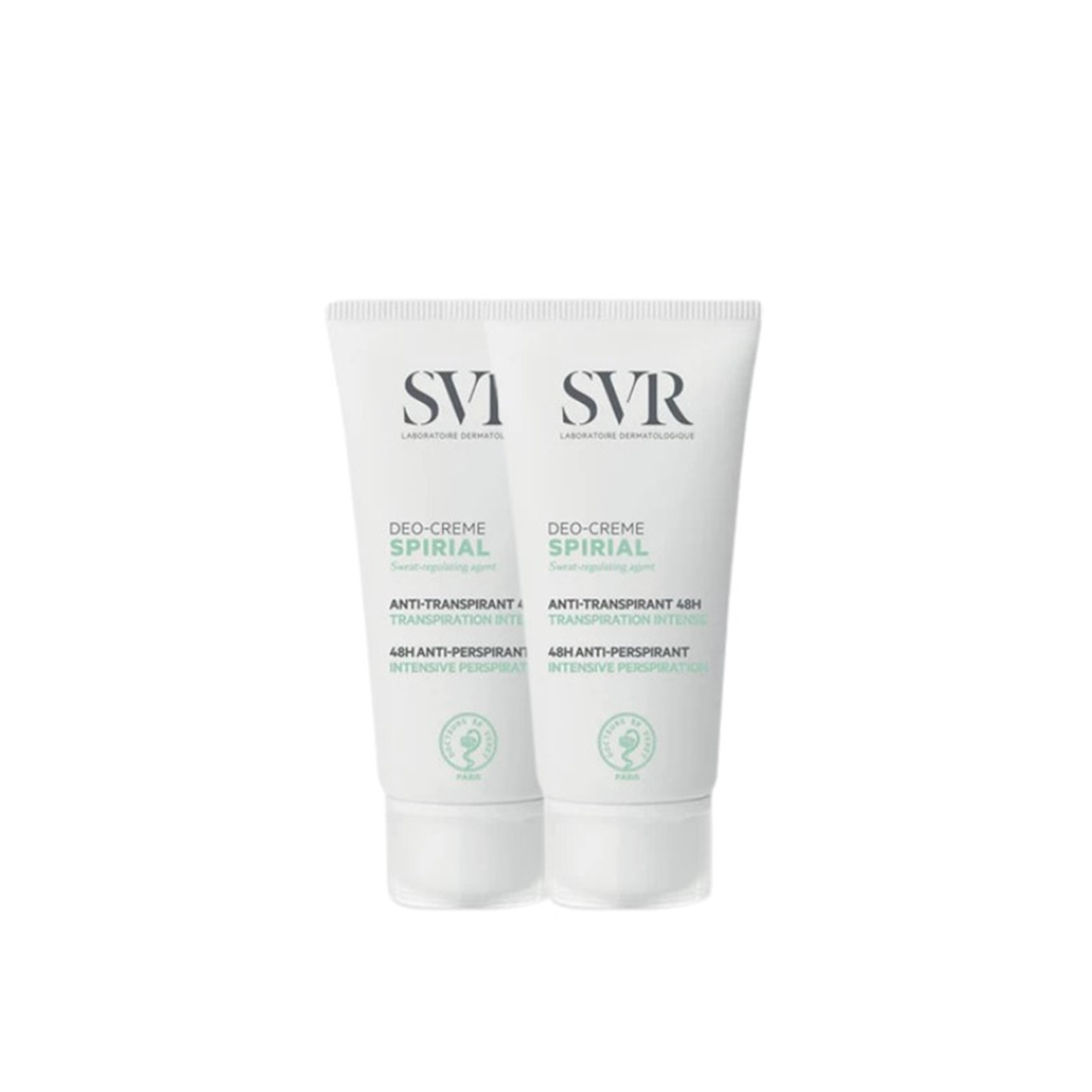 SVR Spirial Cream 48h Intense Anti-Perspirant Deodorant 50ml x2 South ...