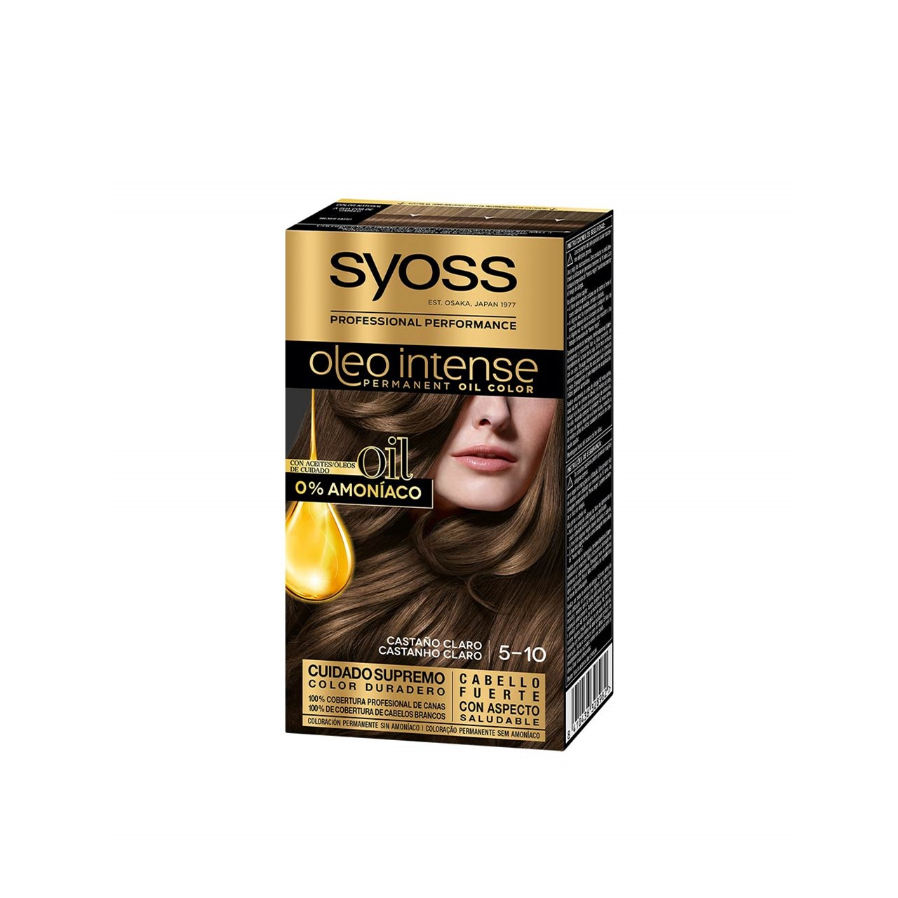 Syoss Oleo Intense Permanent Oil Color Permanent Hair Dye 5-10 Frosty ...