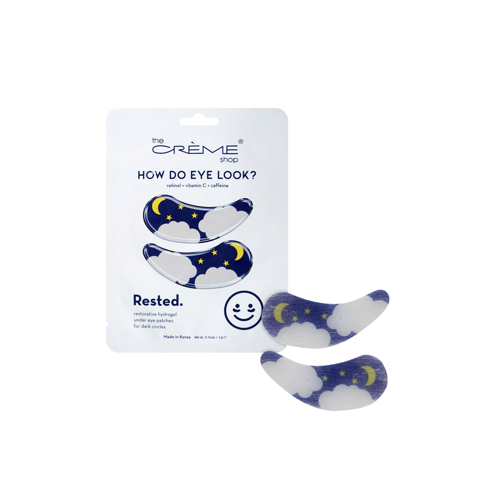 The Crème Shop How Do Eye Look? Rested Under Eye Patches 4g (0.14 oz) USA