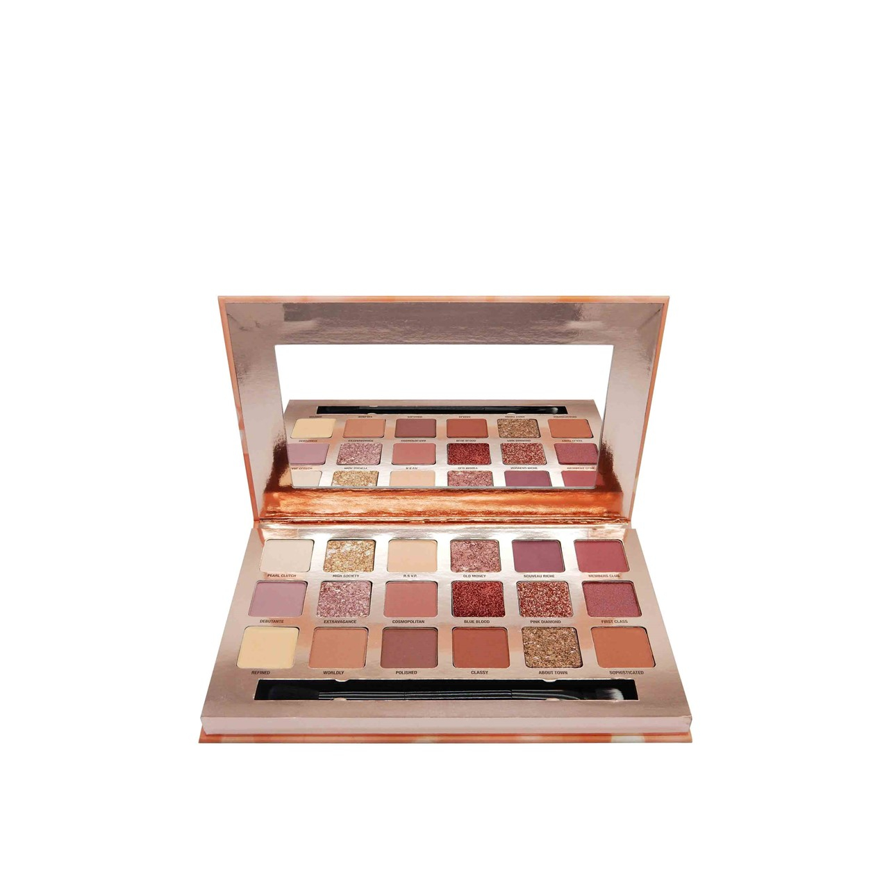 W7 Makeup Socialite Multi-Textured Pressed Pigment Palette 17g (0.60oz) USA