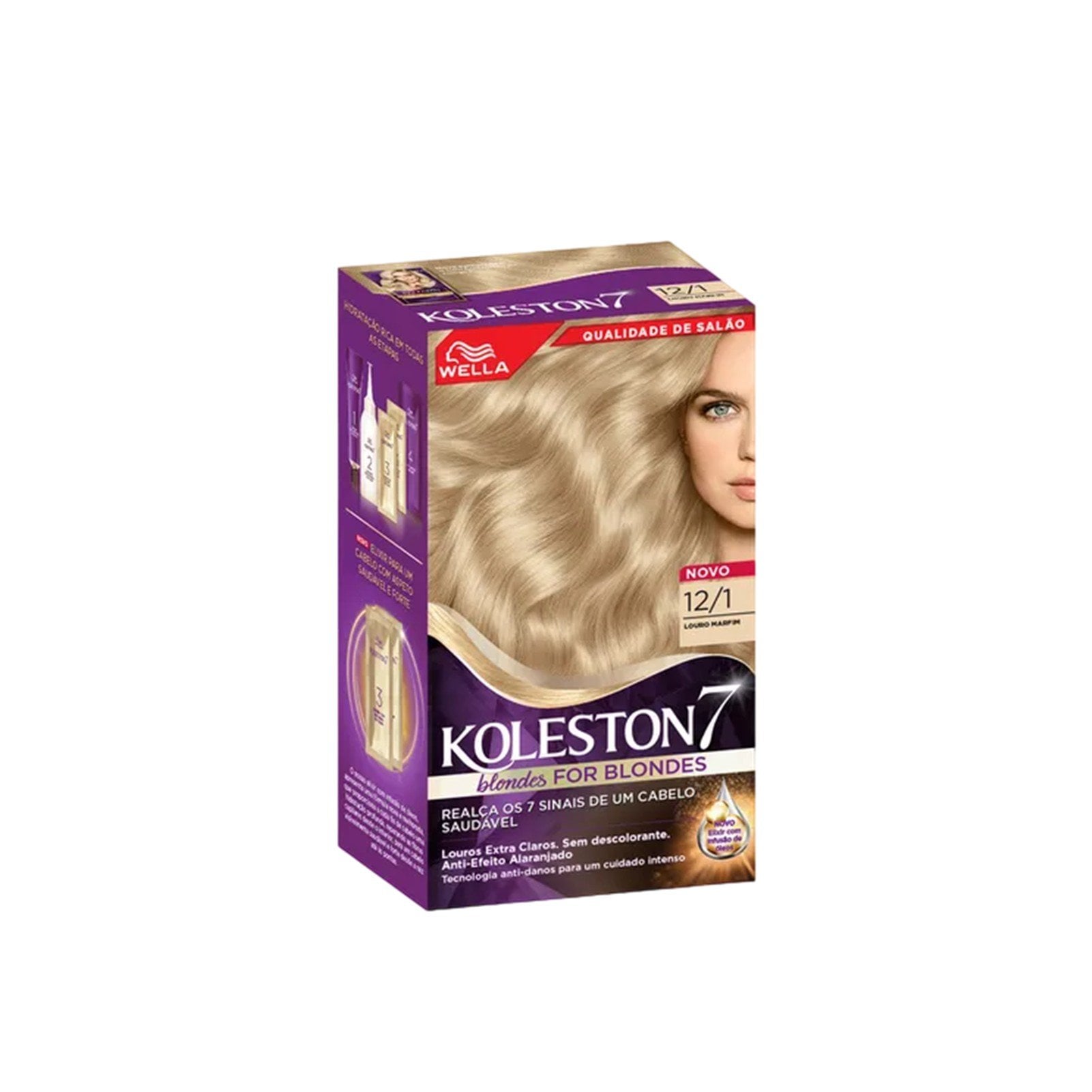 Wella Koleston 12/1 Extra Ash Blonde Coloración Permanente Estados Unidos