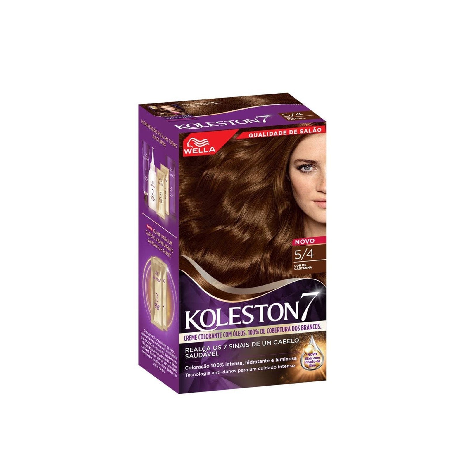 Wella Koleston 5/4 Chestnut Permanent Hair Color UAE