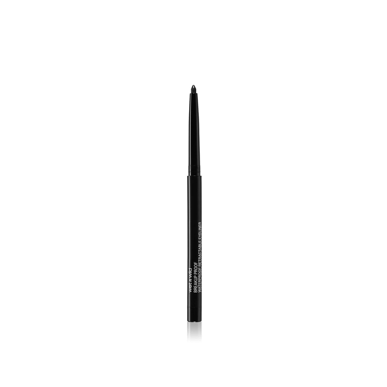 Wet n Wild Breakup Proof Waterproof Retractable Eyeliner Blackest Black ...