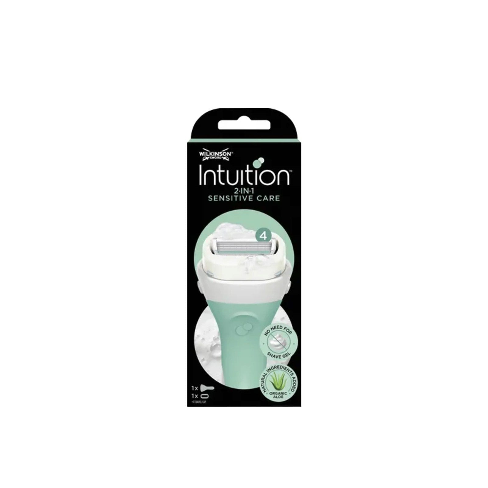 Wilkinson Sword Intuition 2-In-1 Sensitive Care Razor USA
