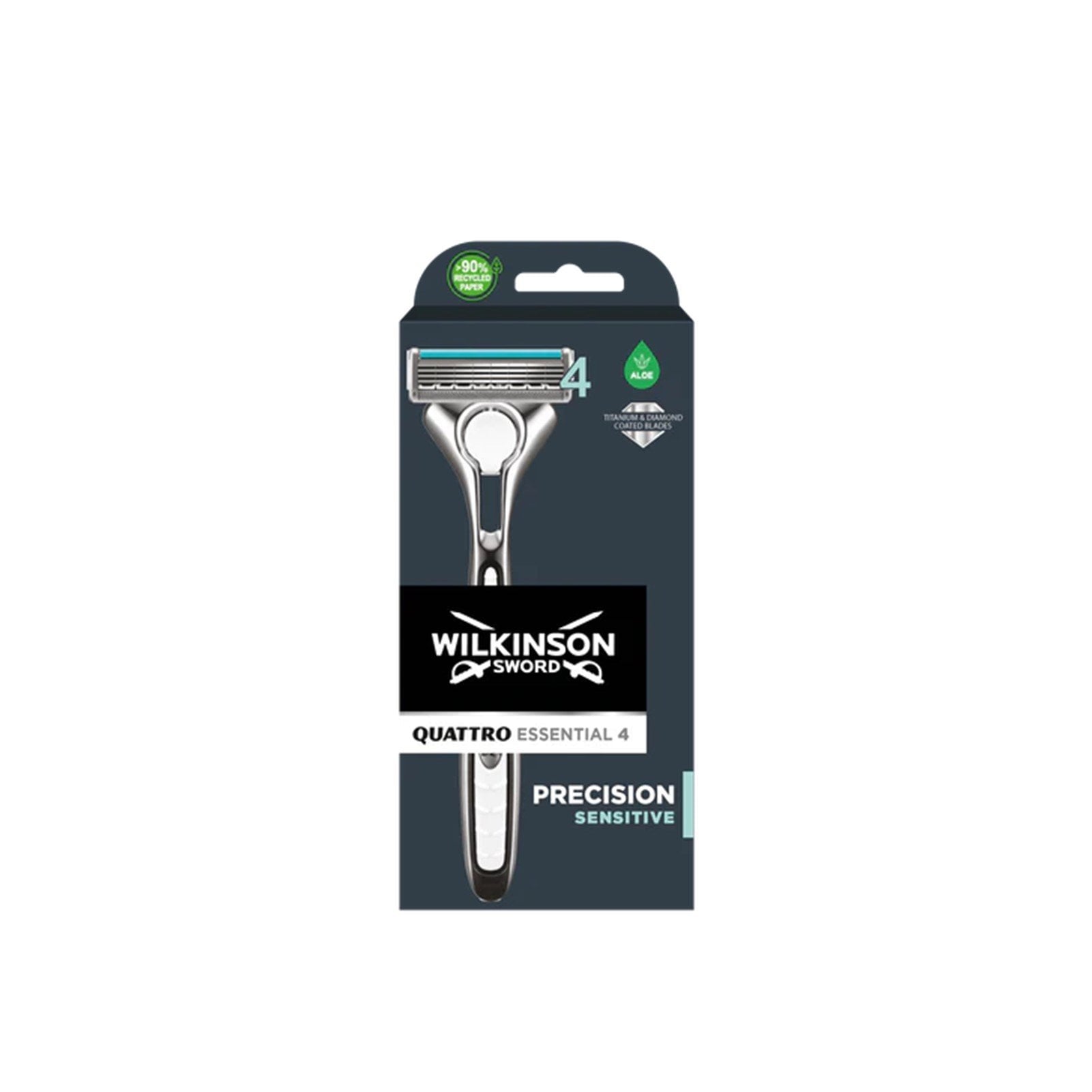 Wilkinson Sword Quattro Essential 4 Precision Sensitive Razor Australia