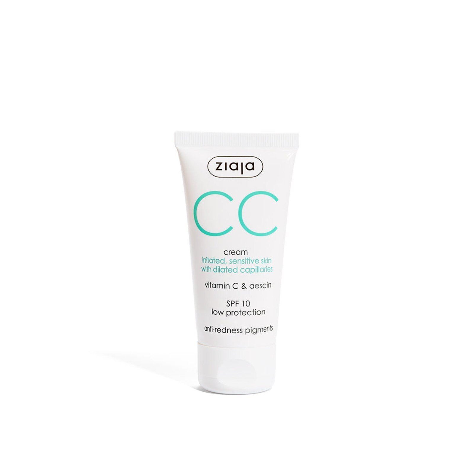 Ziaja CC Cream Irritated, Sensitive Skin with Dilated Capillaries SPF10 ...