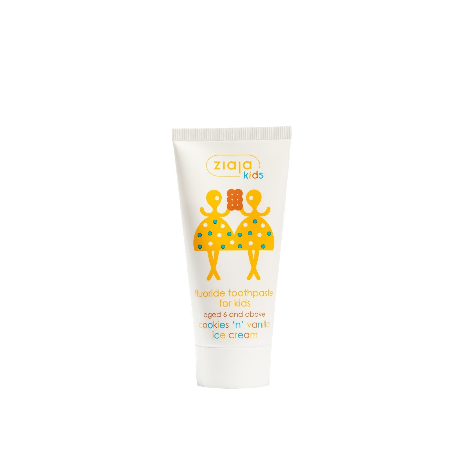 Ziaja Kids Fluoride Toothpaste for Kids Cookies 'n' Vanilla Ice Cream ...