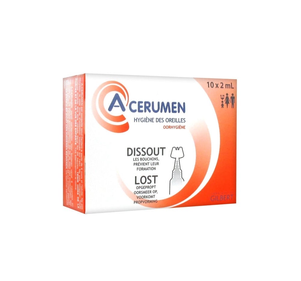 A-Cerumen Ear Wax Remover Single Dose Drops 10x2ml