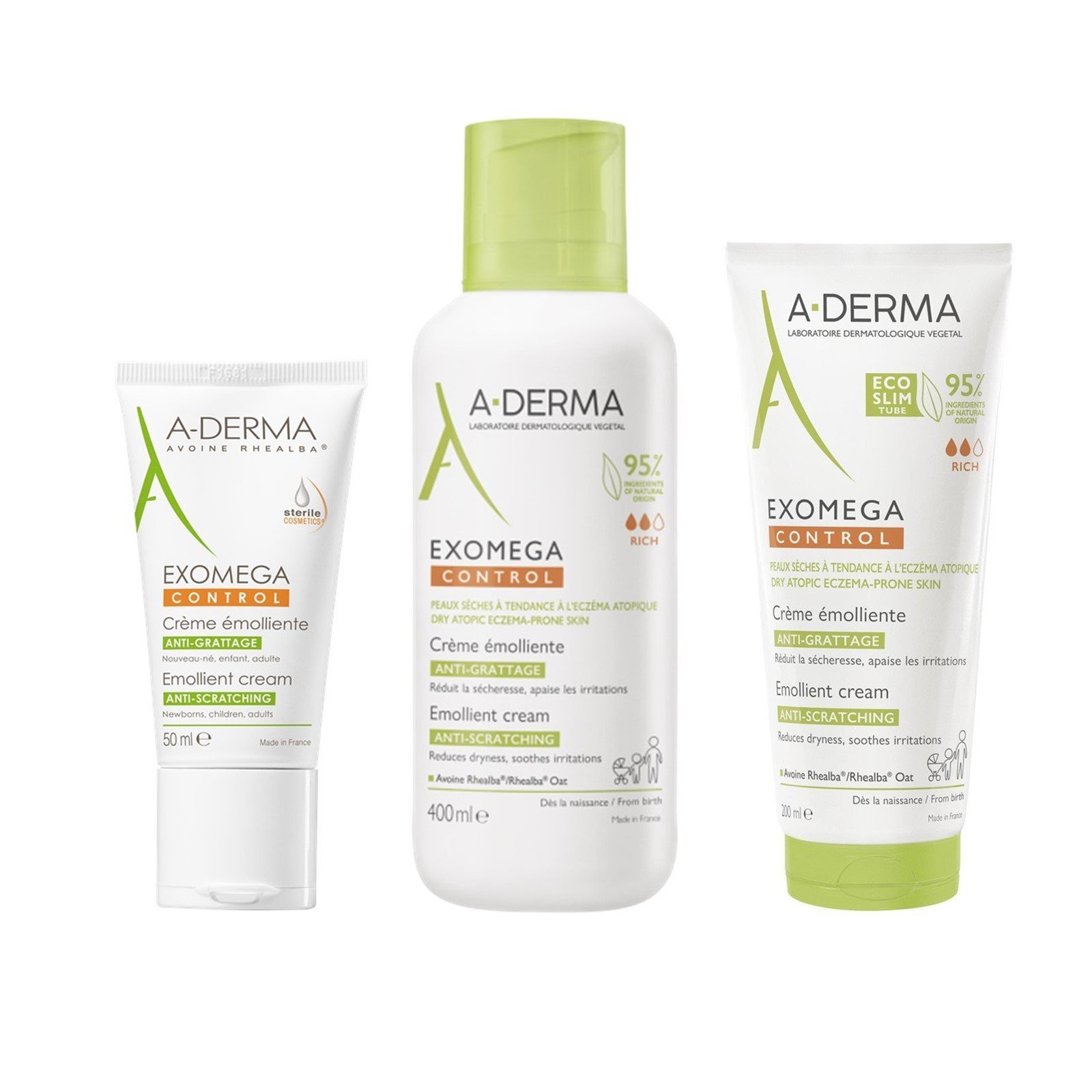 A-Derma Exomega Control Emollient Cream USA