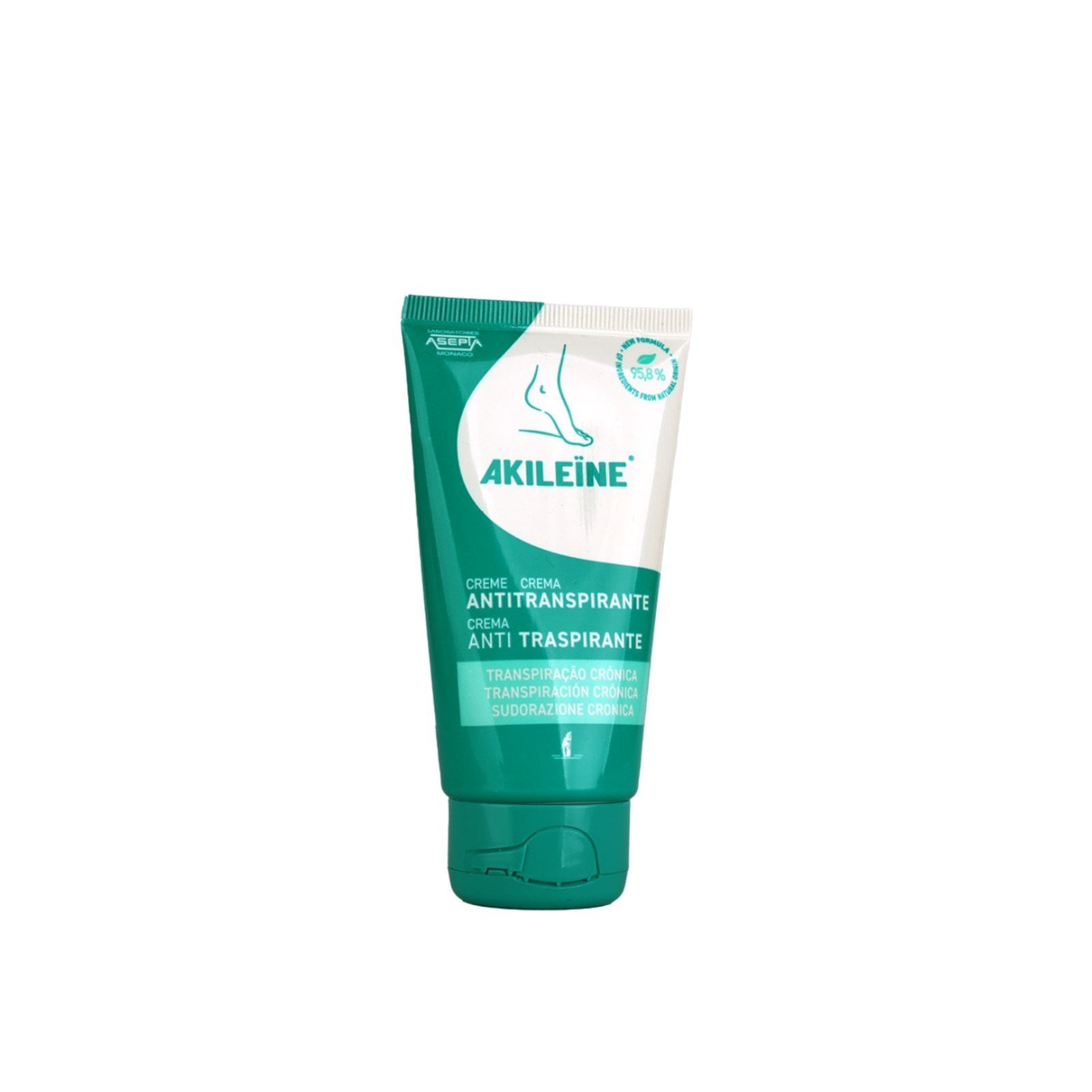 Akileine Anti-Perspirant Cream 75ml (2.53floz) USA